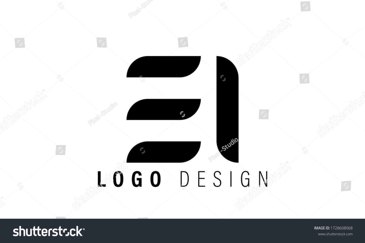 Ei Company Initial Logo Design Stock Vector (Royalty Free) 1728608068 ...