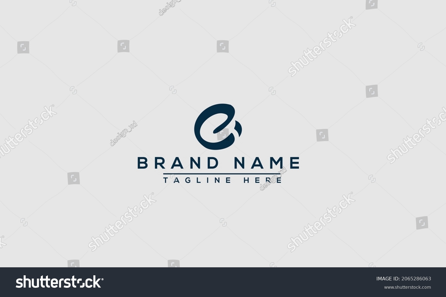 Ei Logo Design Template Vector Graphic Stock Vector (Royalty Free ...