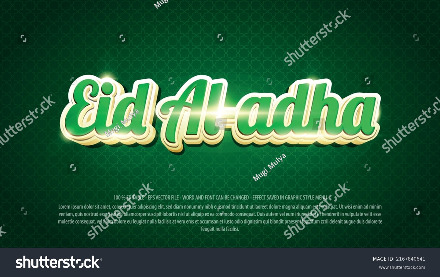 414 Islamic text with golden effect Images, Stock Photos & Vectors ...