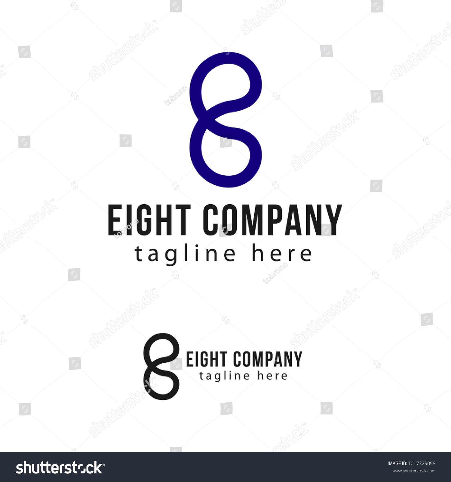 Eight Company Logo Vector Template Design Stock Vector (Royalty Free ...