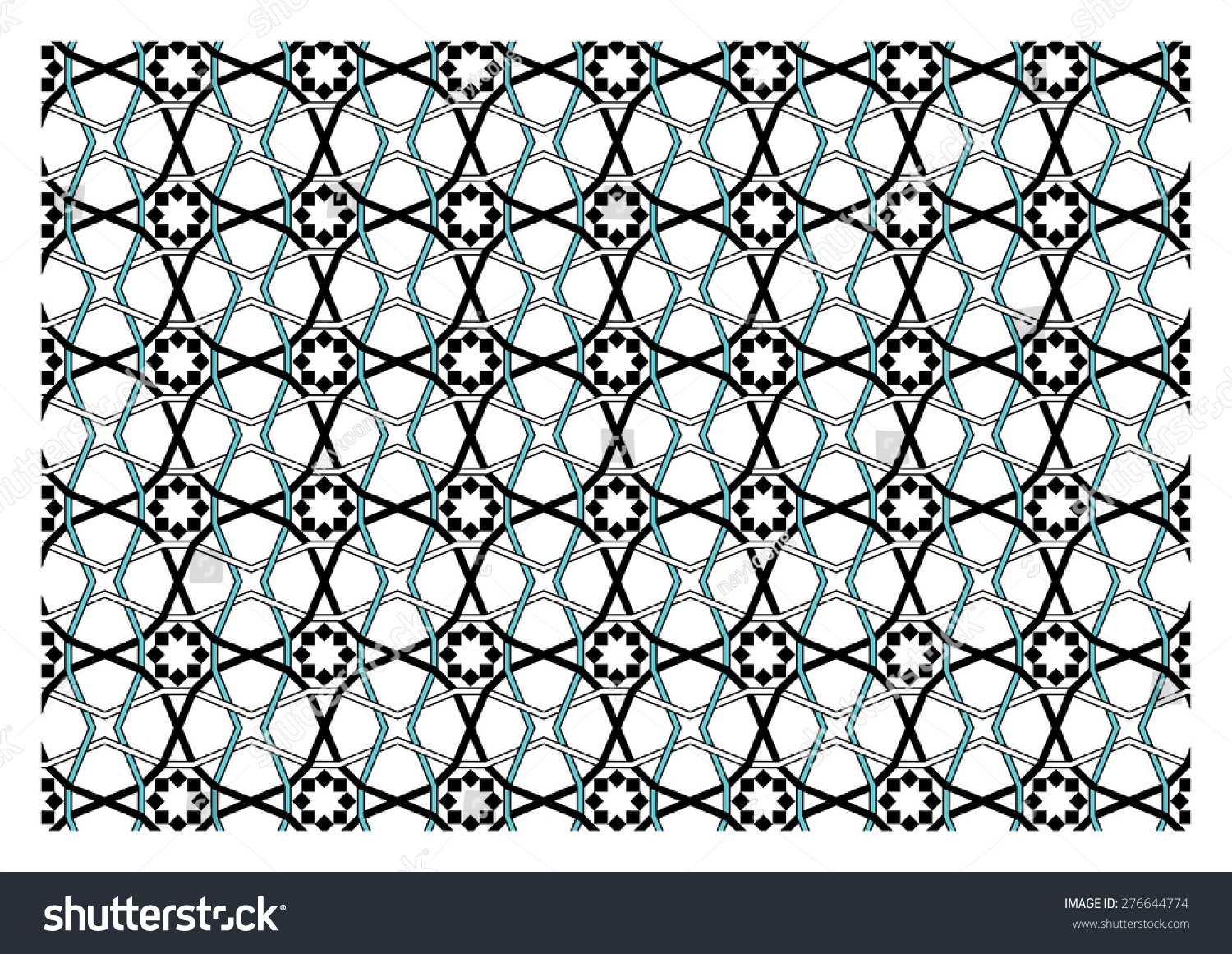 Eight Fold Stars Pattern Islamic Style Stock Vector (Royalty Free ...