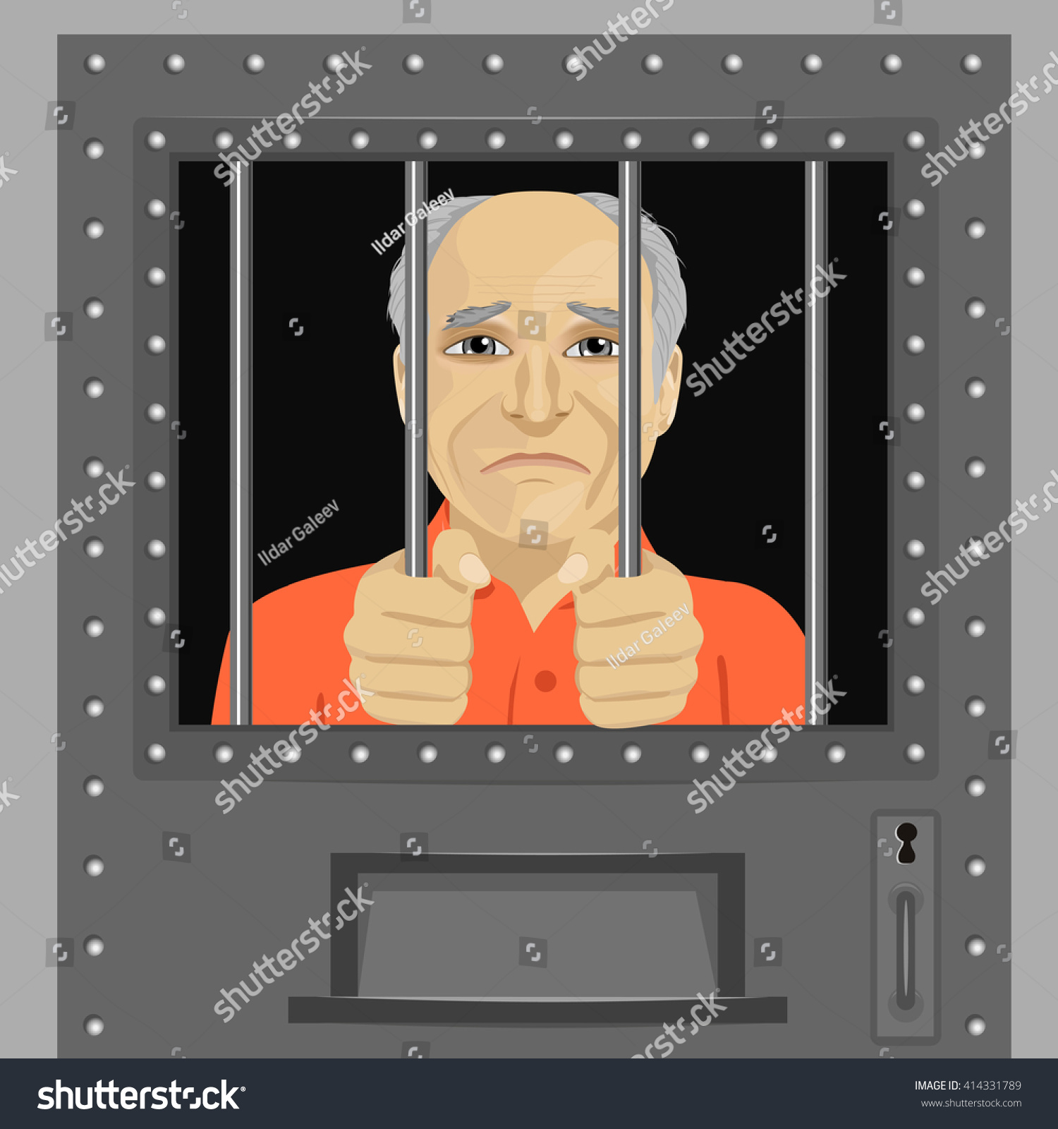 337 Old man in jail Stock Illustrations, Images & Vectors | Shutterstock