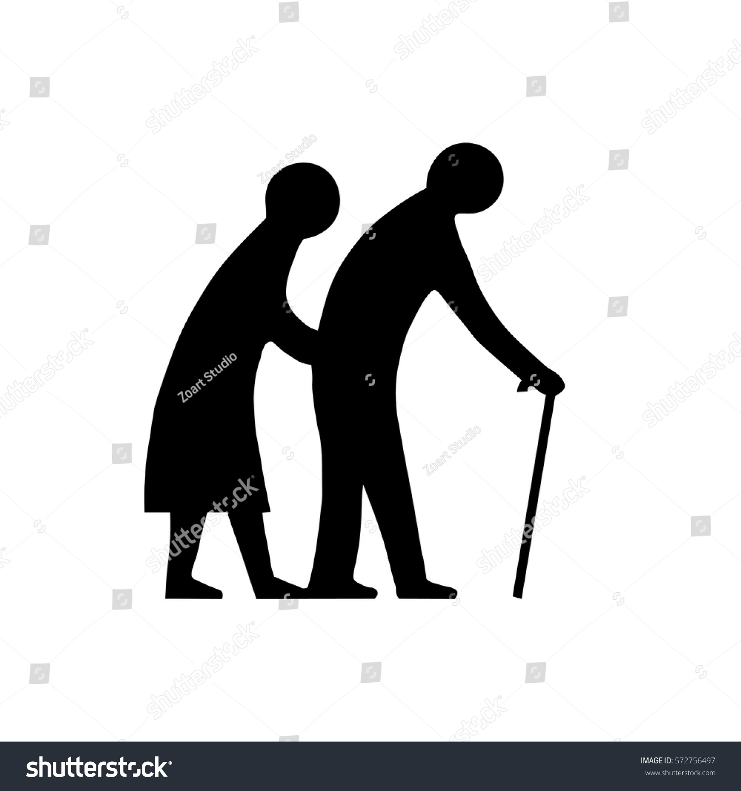 141 Frail elderly Stock Illustrations, Images & Vectors | Shutterstock