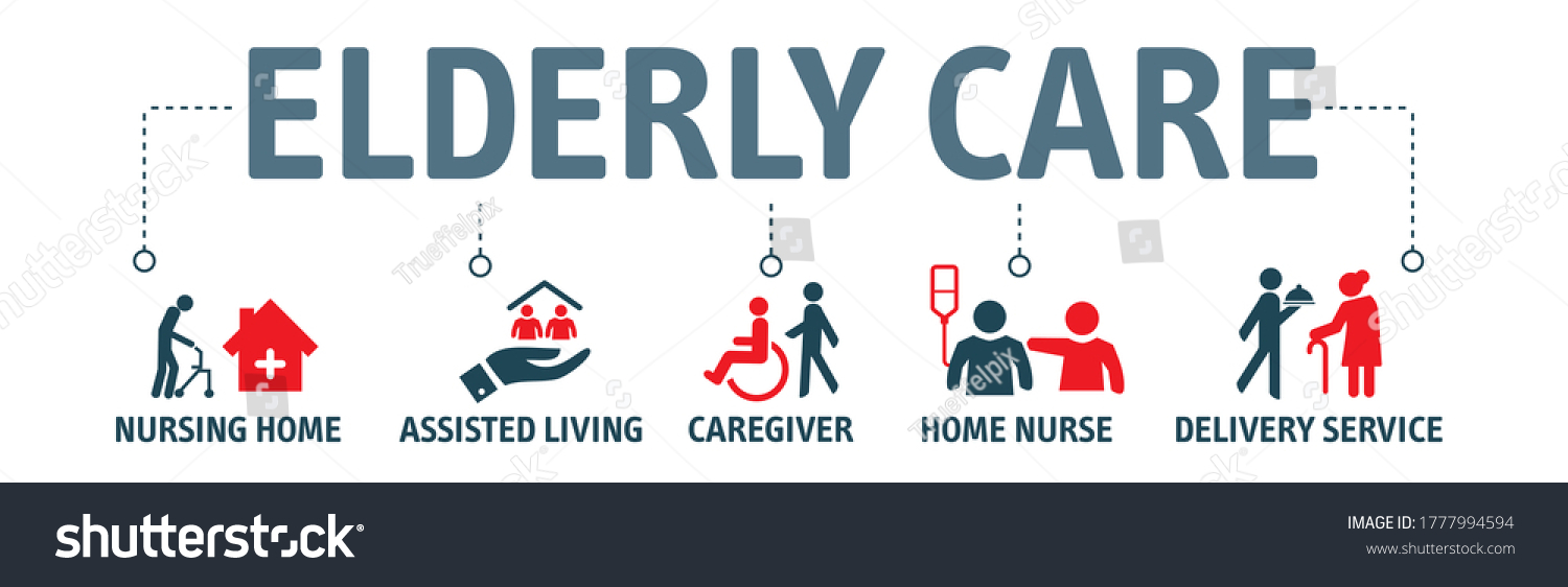Eldery Care Vector Icon Concept Caregiver Stock Vector (Royalty Free ... Eldery Care Vector Icon Concept Caregiver Stock Vector (Royalty Free ...