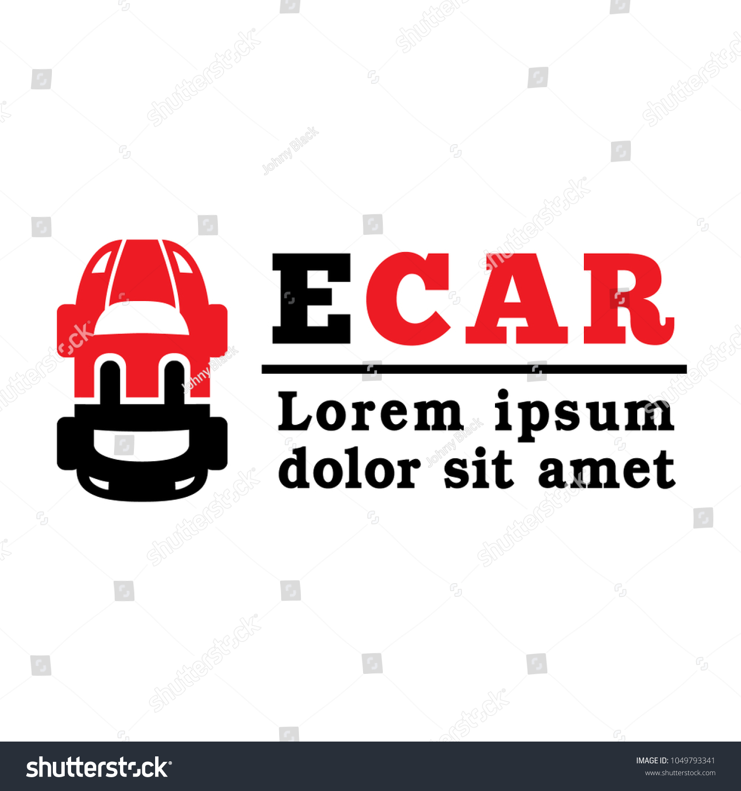 Electric Car Logo Ecar Design Template: เวกเตอร์สต็อก (ปลอดค่าลิขสิทธิ์ ...