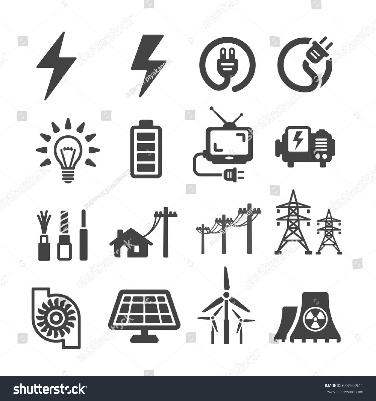 1,510,925 Electrical icon Images, Stock Photos & Vectors | Shutterstock