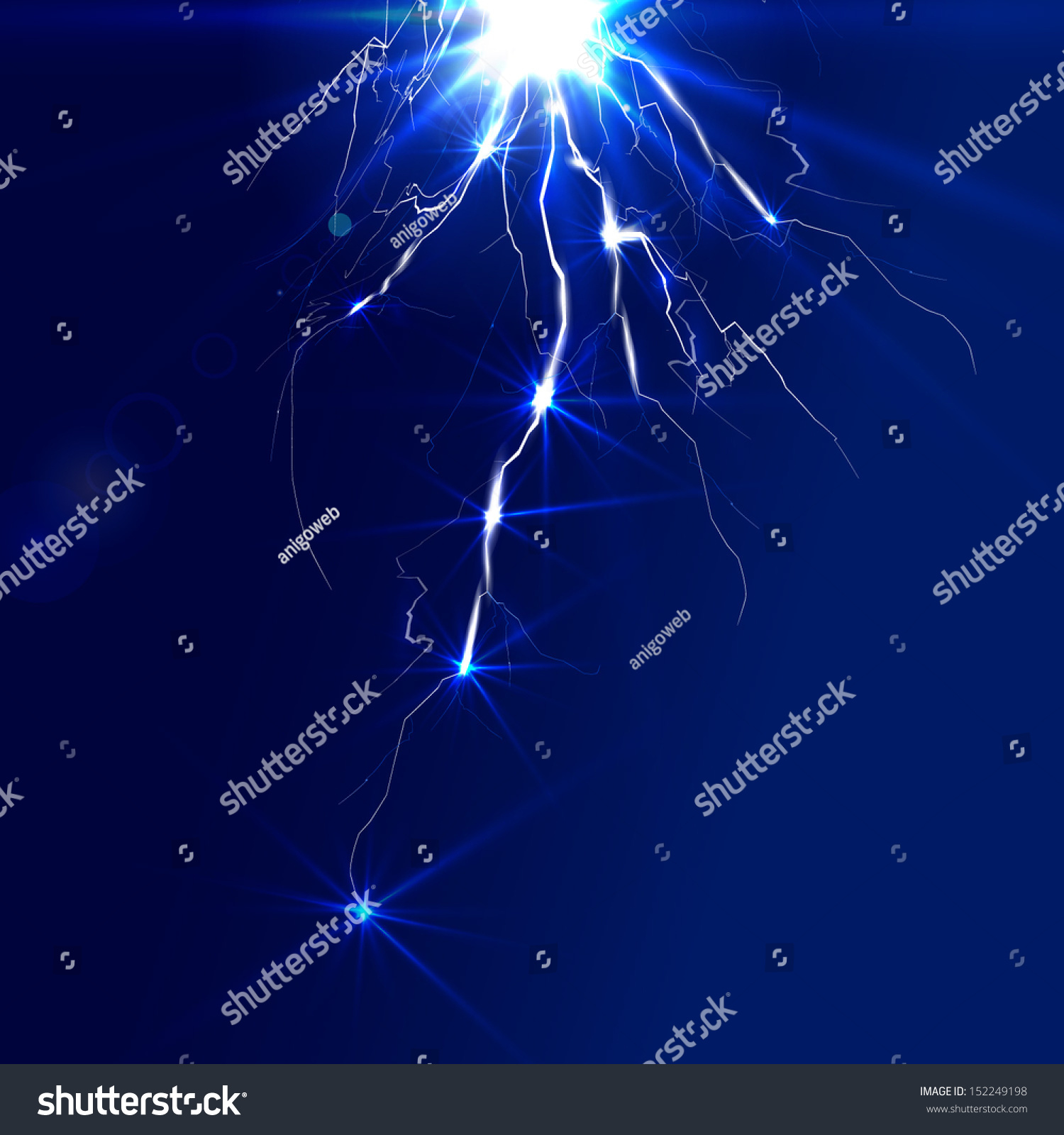 Electric Lighting Effect Abstract Techno Backgrounds 스톡 벡터(사용료 없음 ...