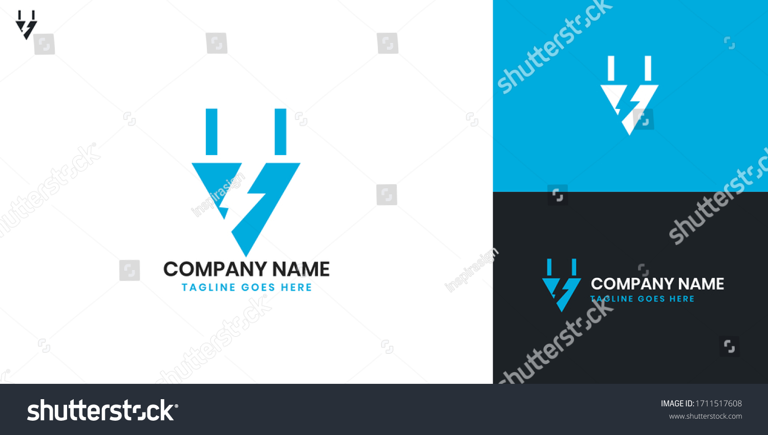 Electric Logo All Elements On This Stock Vector (Royalty Free) 1711517608