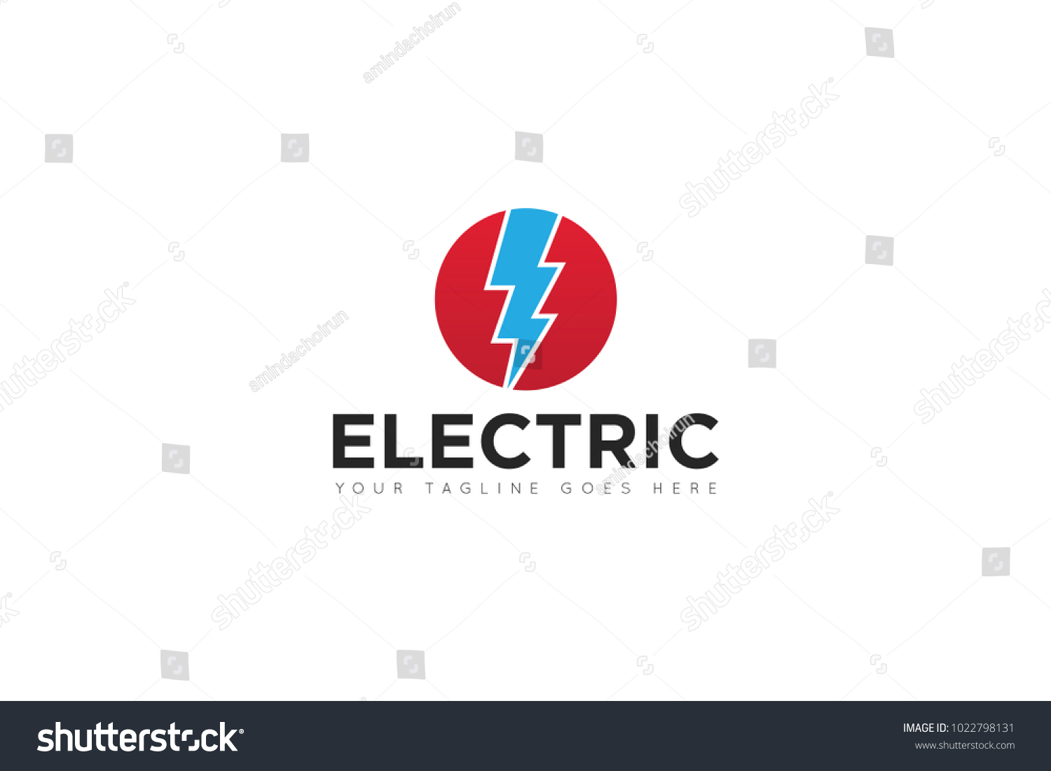 Electric Logo Icon Vector Design Template Stock Vector (Royalty Free ...