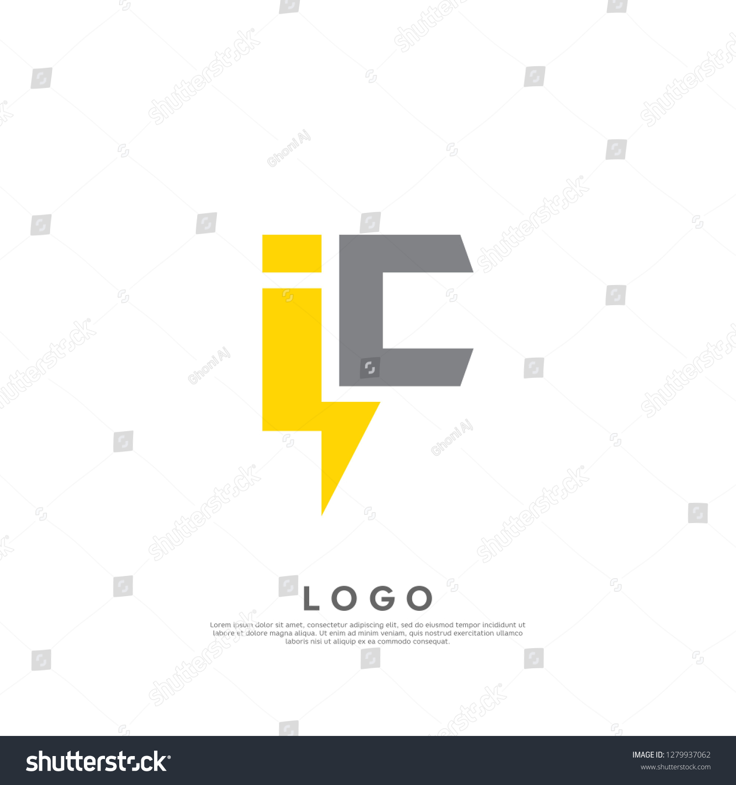 Electric Logo Design Template Creative Sign Stock Vector (Royalty Free ...