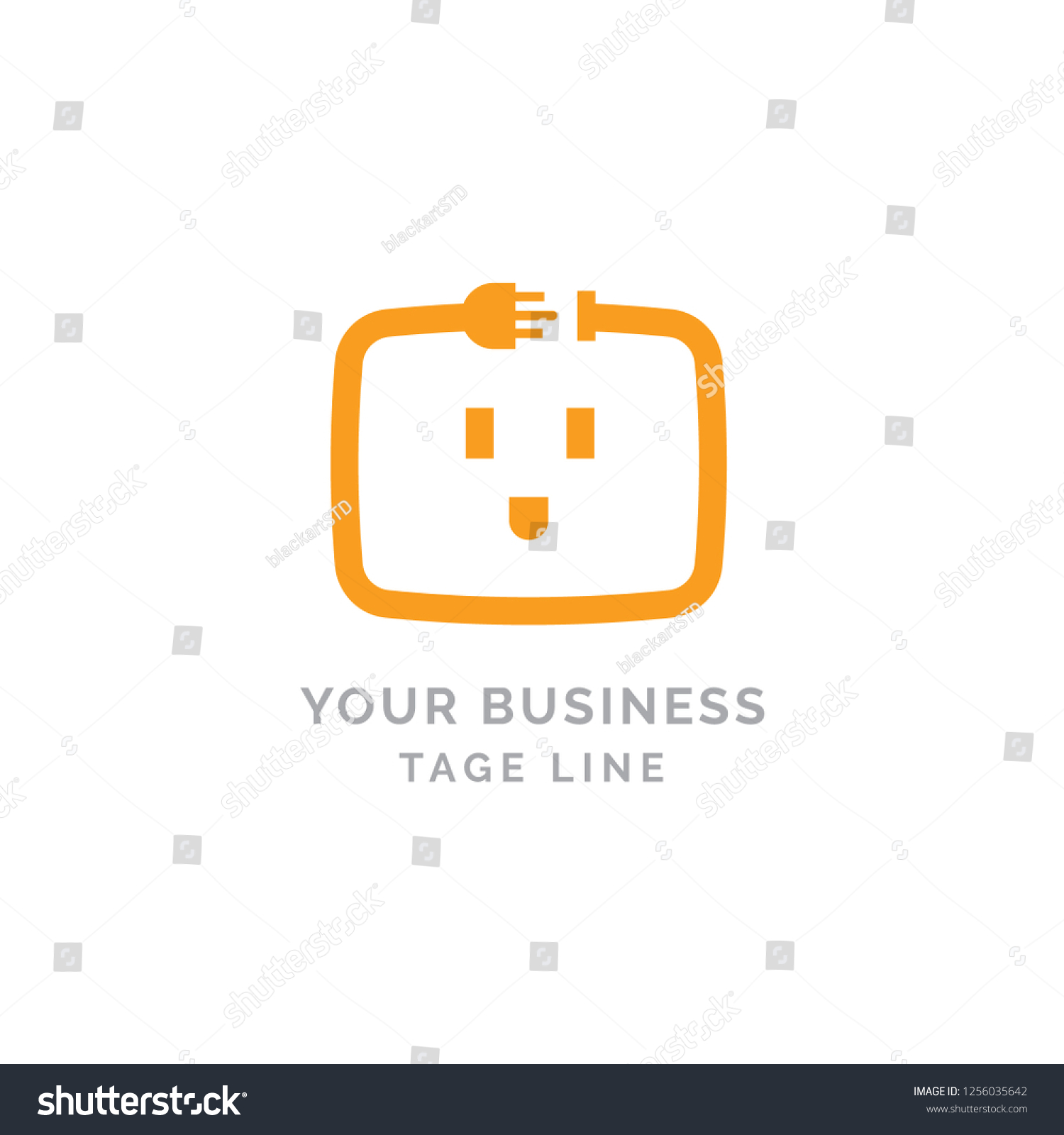 Electric Logo Design Template Electrical Vector Stock Vector (Royalty ...