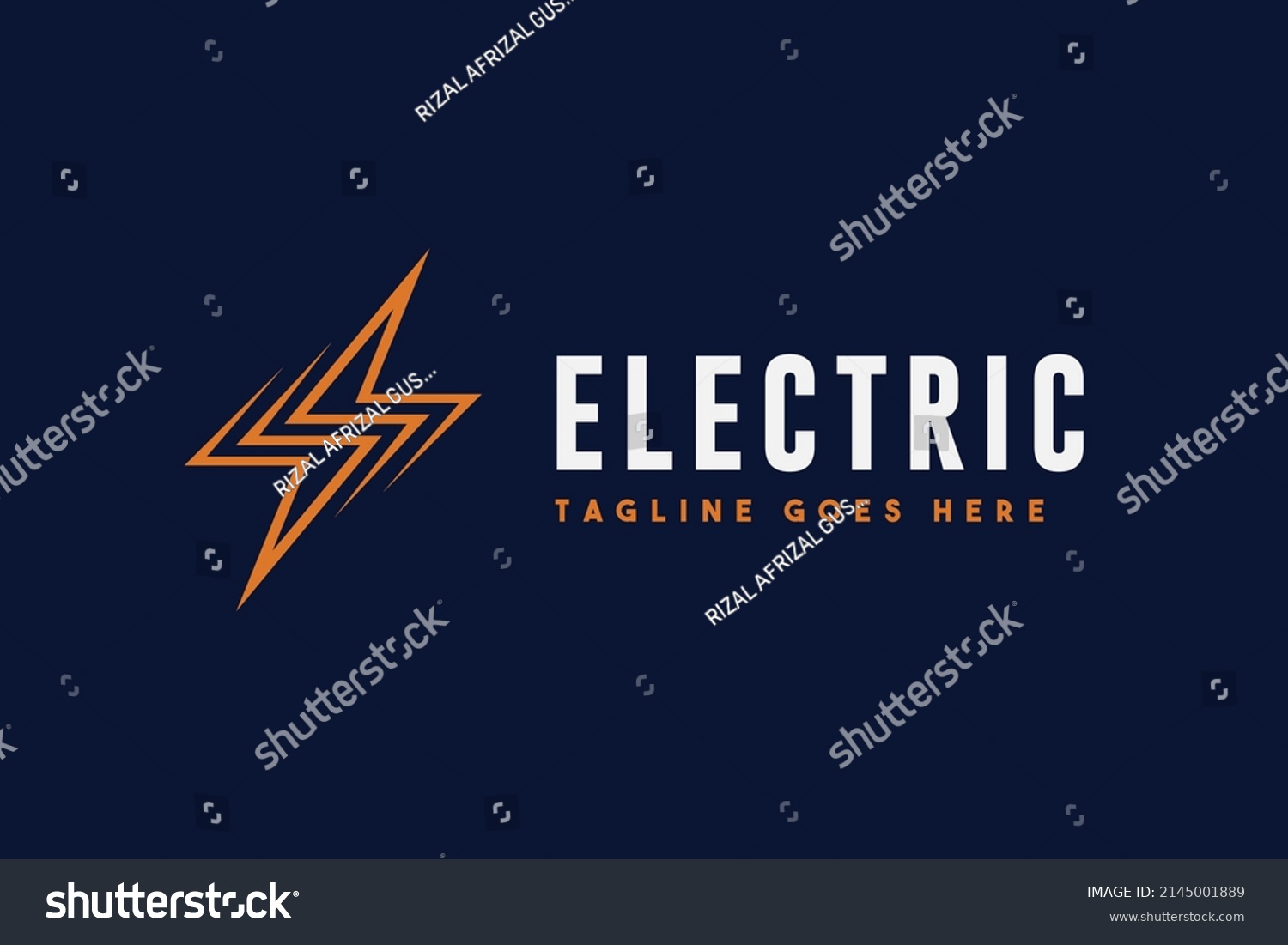 Electric Logo Electric Design Logo Template Stock Vector (Royalty Free ...