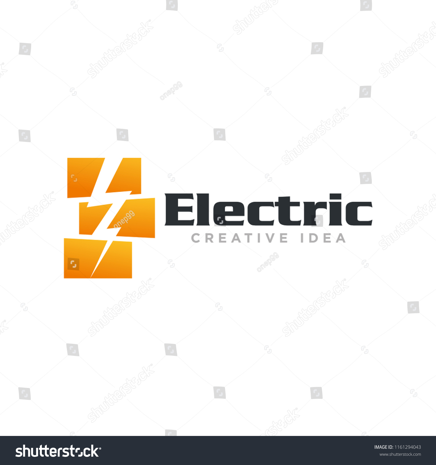 Electric Logo Template Stock Vector (Royalty Free) 1161294043 ...