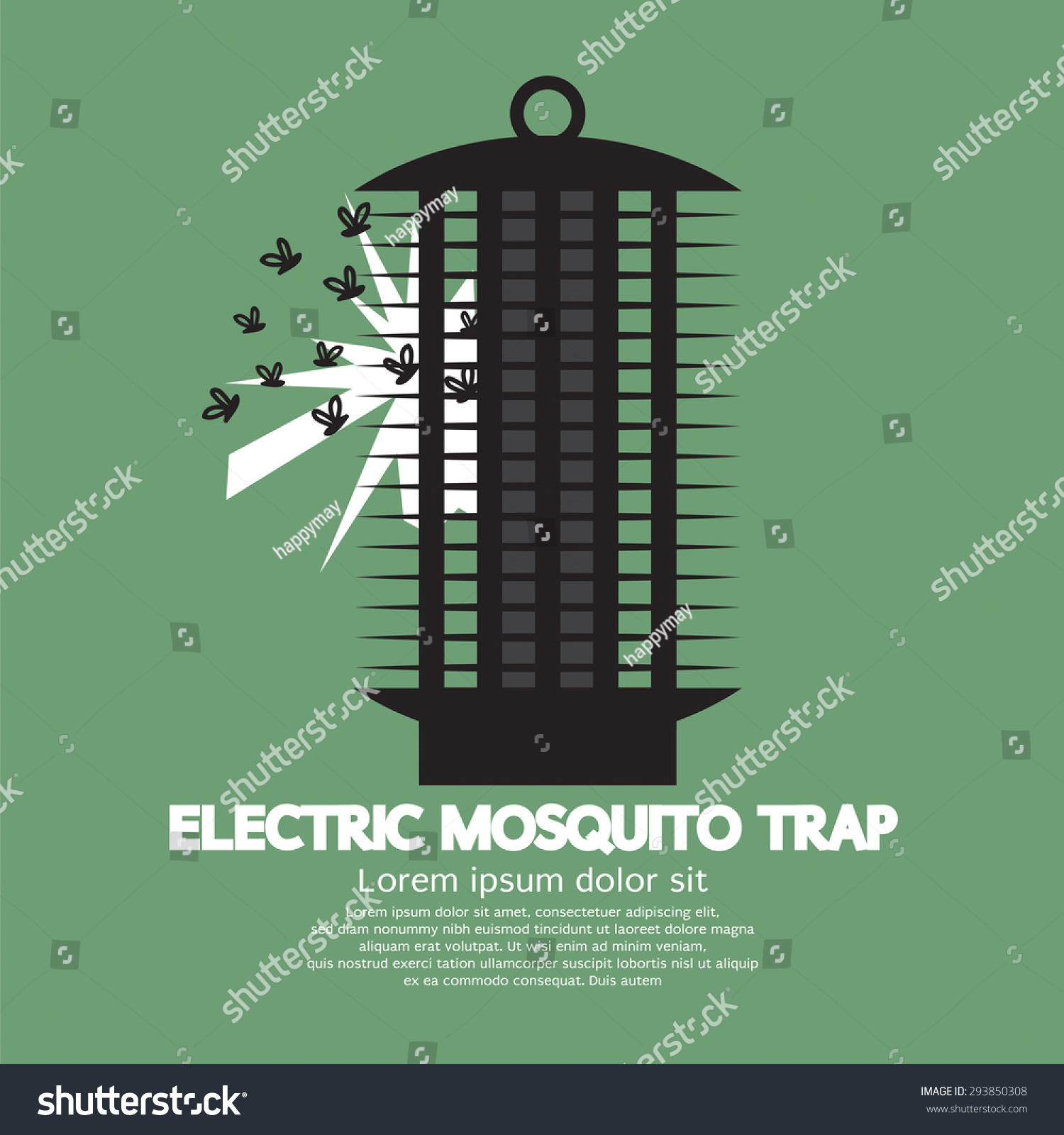 Electric Mosquito Trap Vector Illustration Stock Vector (Royalty Free ...