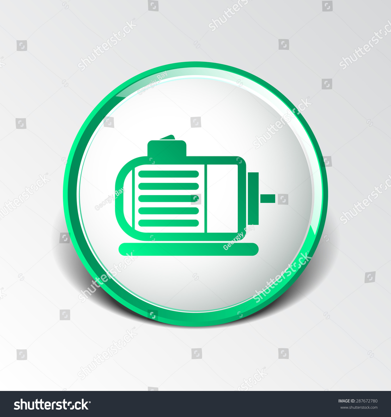 Electric Motor Icon Vector Engine Symbol : image vectorielle de stock ...