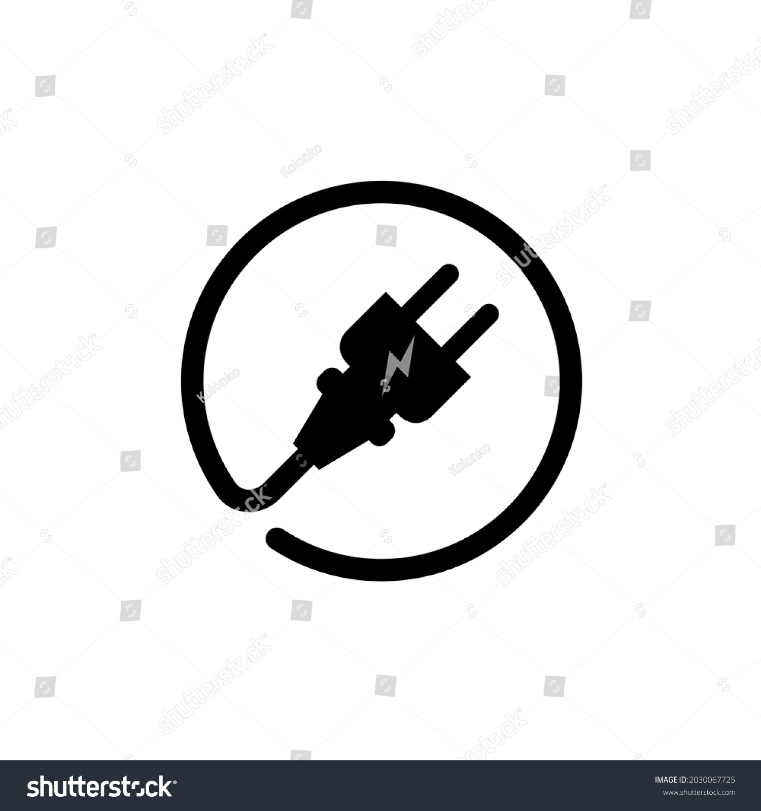 Electric Plug Connect Concept Socket Get Stock Vector (Royalty Free ...