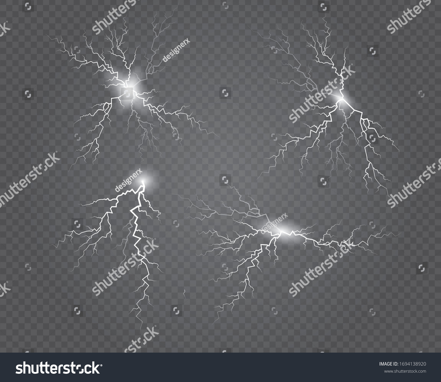 Vectores eléctricos y de rayos sobre: vector de stock (libre de ...