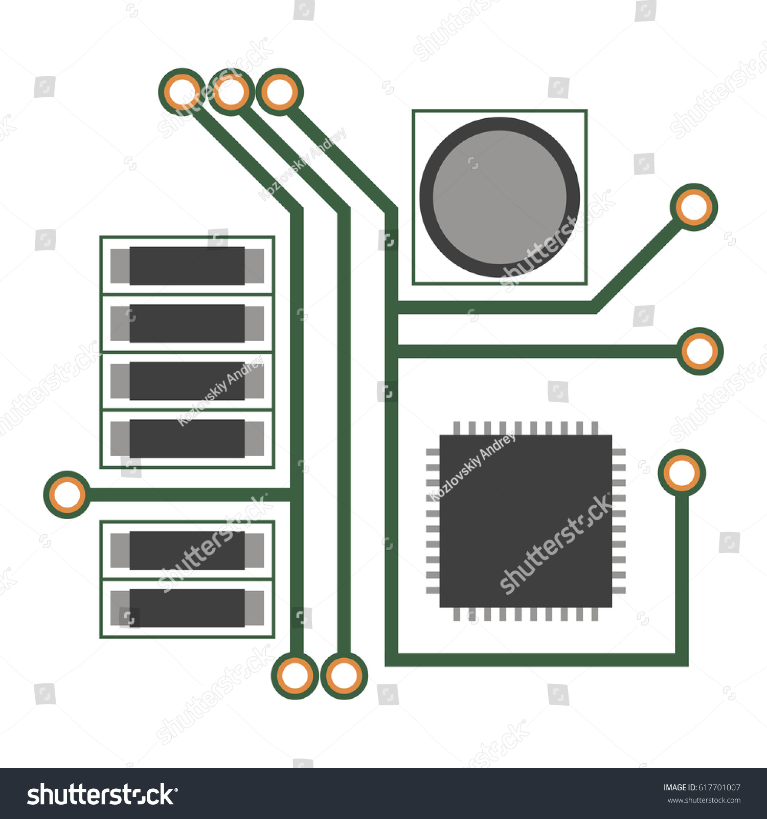 Electrical Board Logo Stock Vector (Royalty Free) 617701007