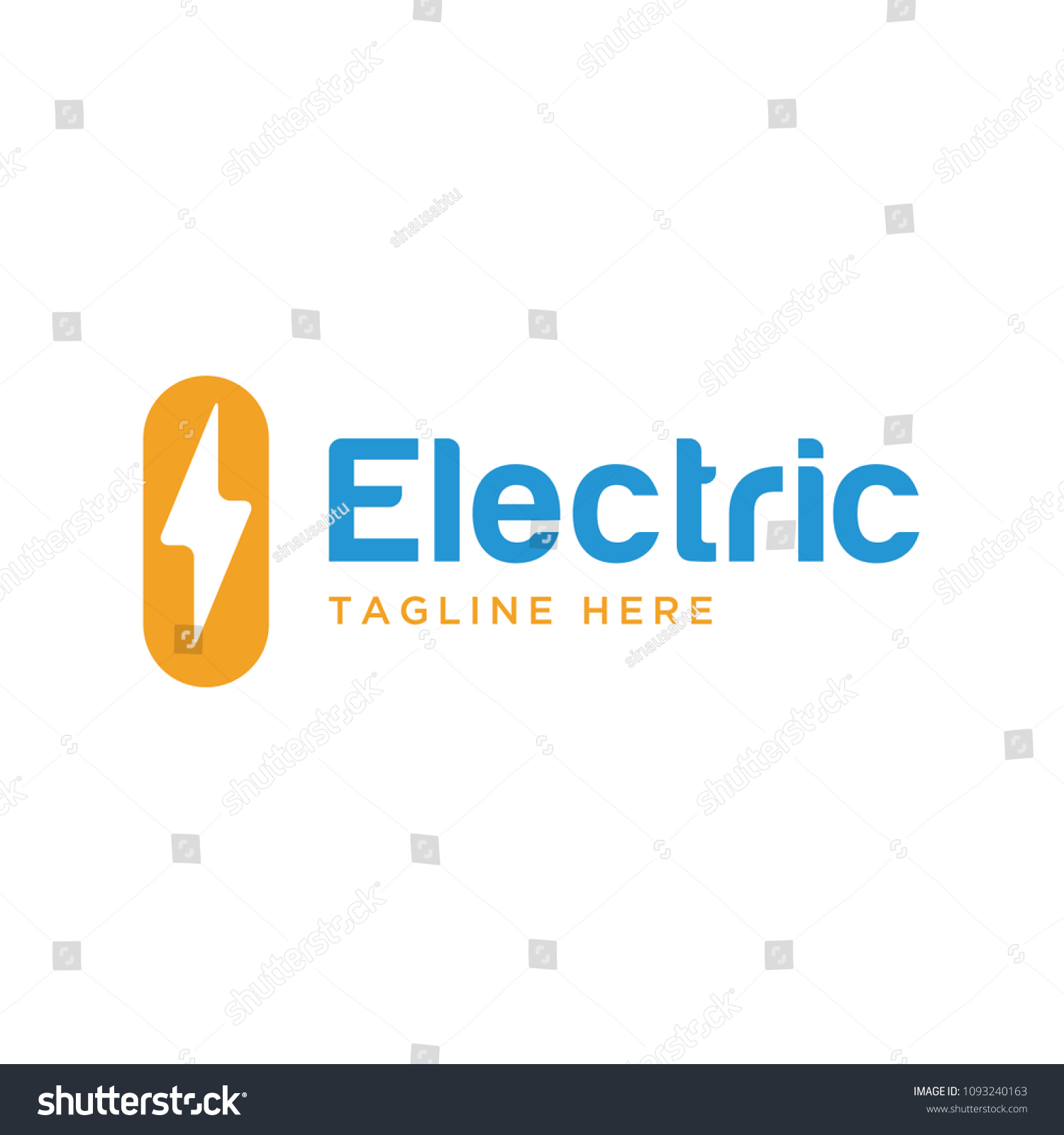 Electrical Energy Logo Design Template Stock Vector (Royalty Free ...