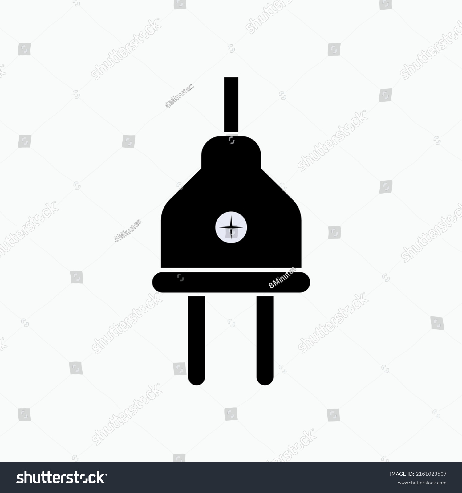 Electrical Plug Icon Steker Symbol Vector Stock Vector (Royalty Free ...