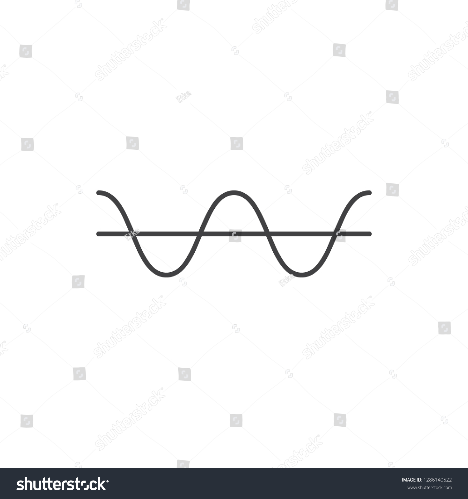 Electrical Threshold Outline Icon Vector Design: vetor stock (livre de ...