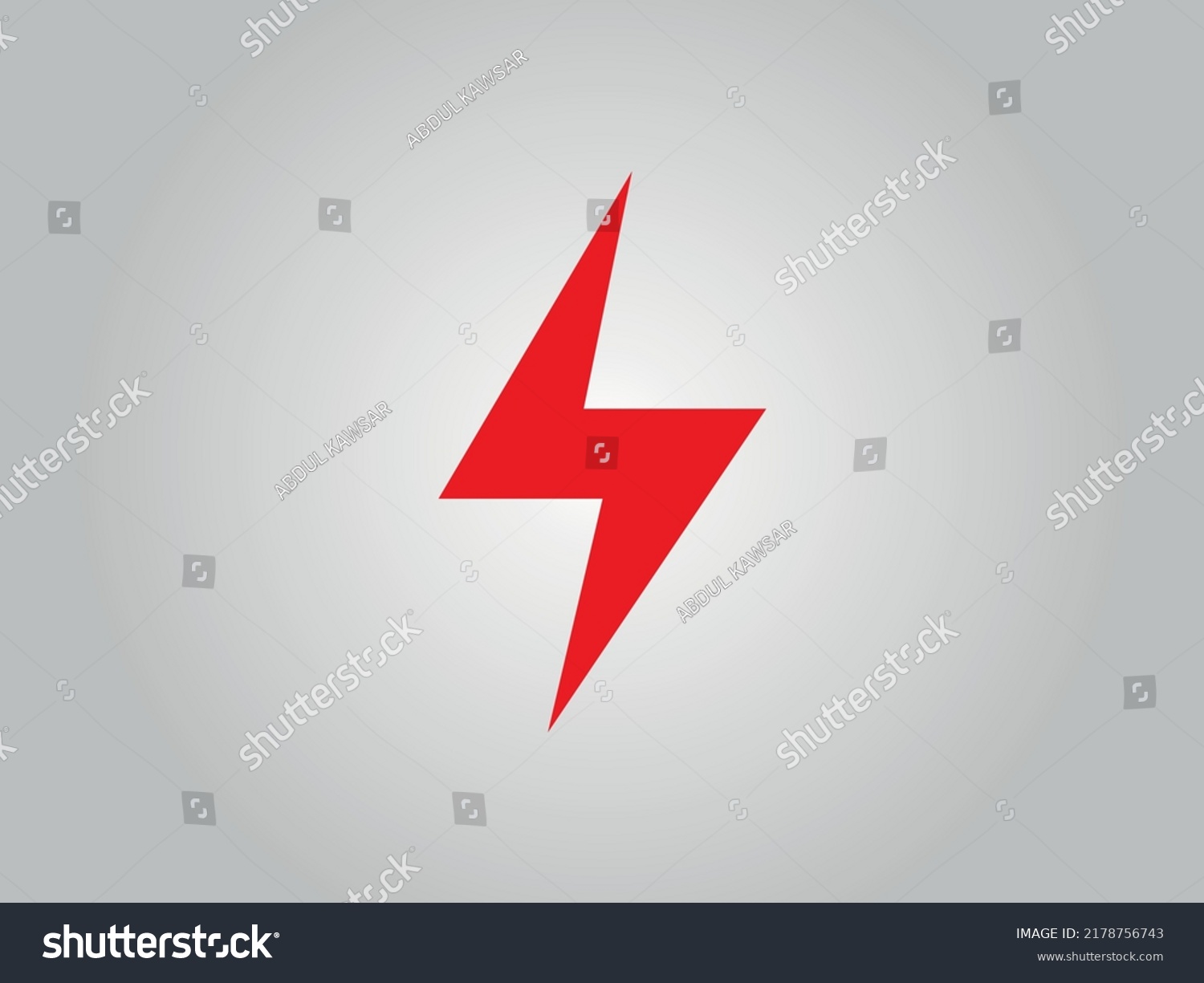 Electrical Thunder Logo Electric Thunder Power Stock Vector (Royalty ...