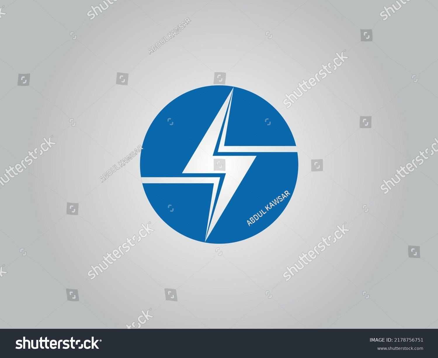 Electrical Thunder Logo Electric Thunder Power Stock Vector (Royalty ...