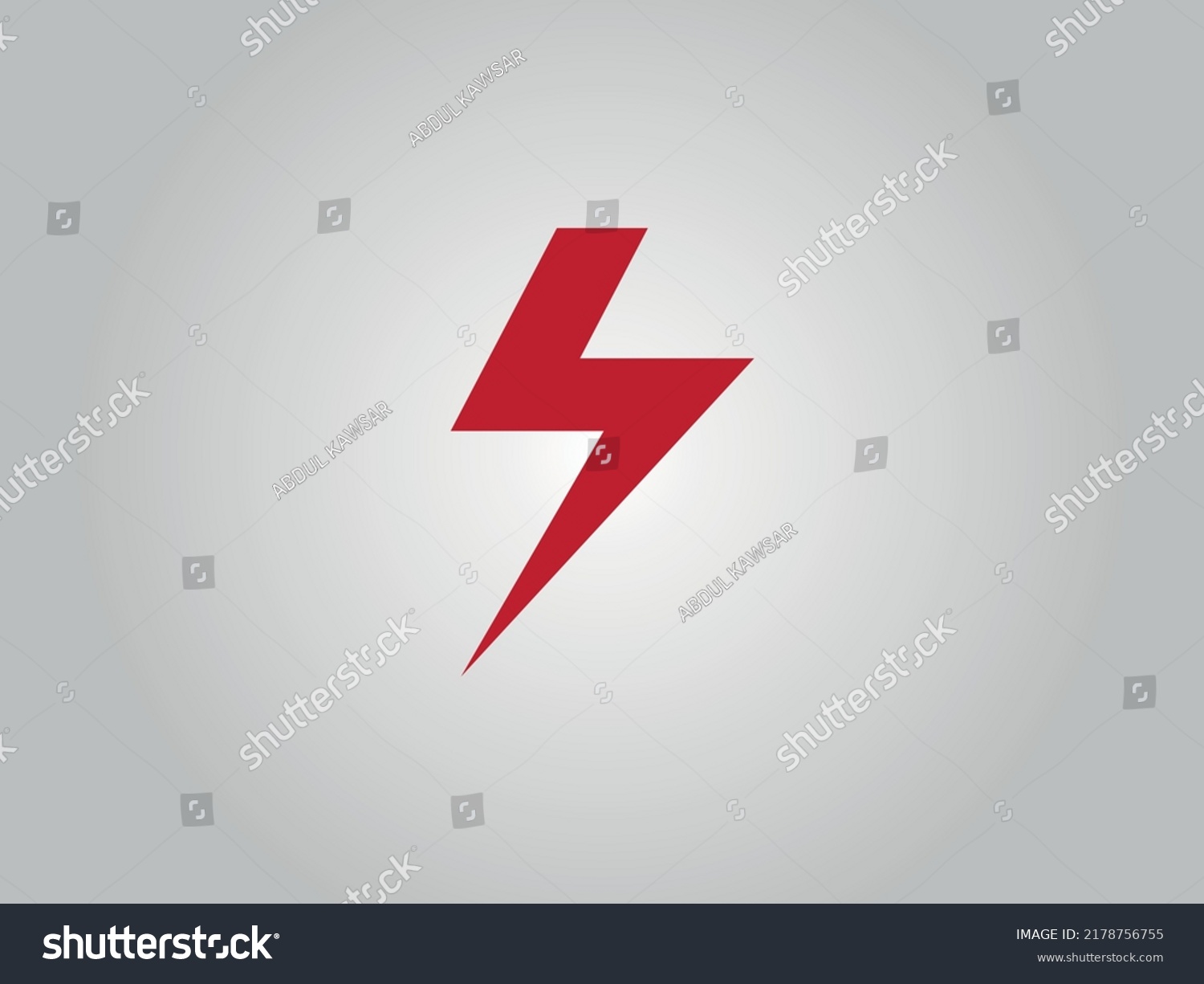 Electrical Thunder Logo Electric Thunder Power Stock Vector (Royalty ...