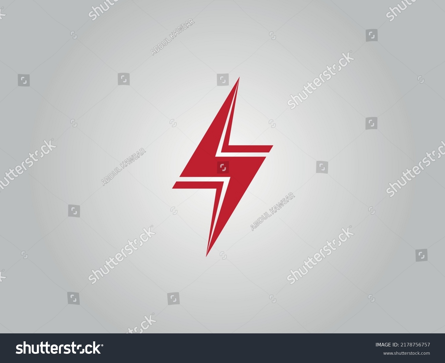 Electrical Thunder Logo Electric Thunder Power Stock Vector (Royalty ...