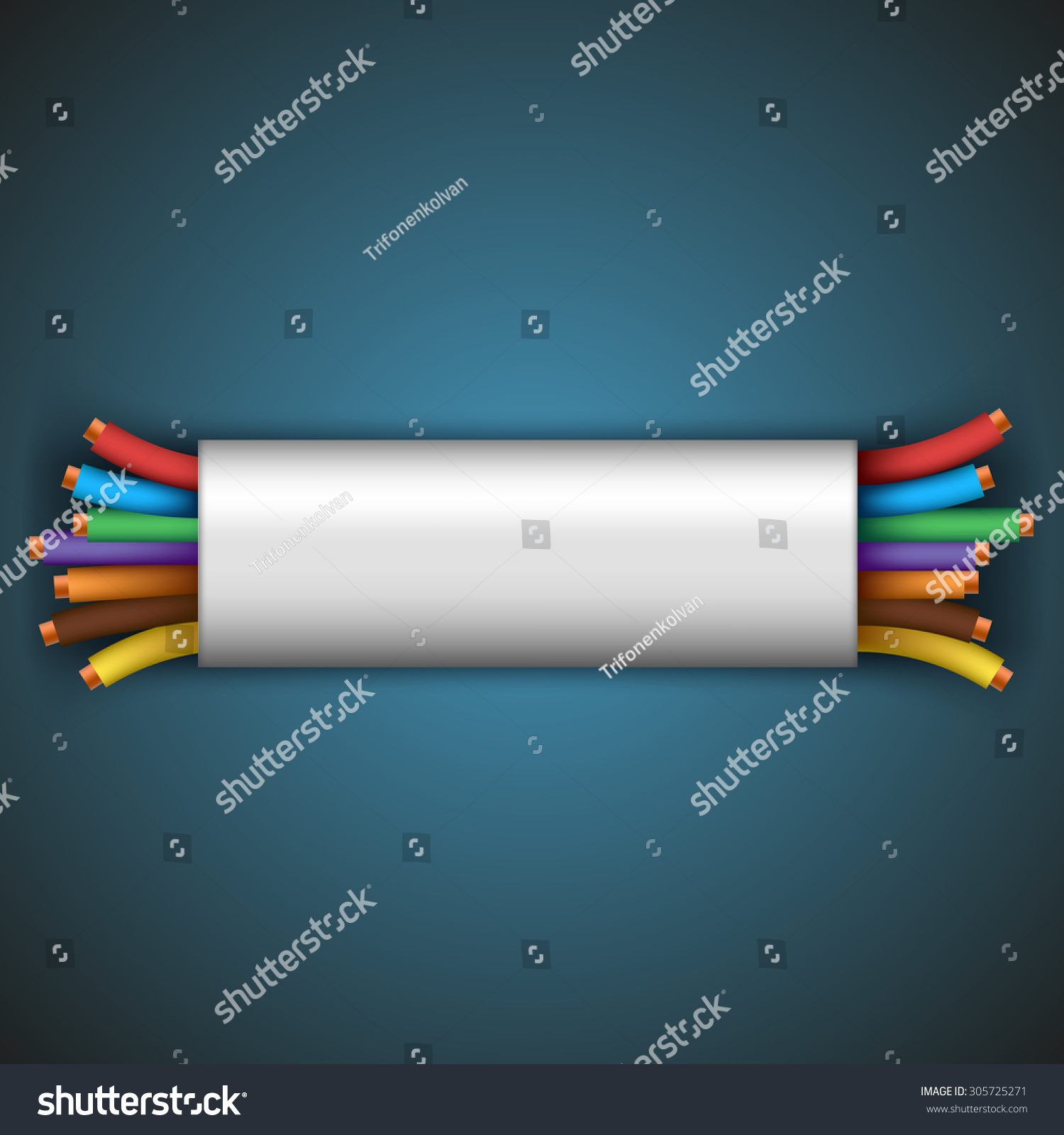 Electrical Wires Telecommunication Background Stock Vector Stock Vector ...
