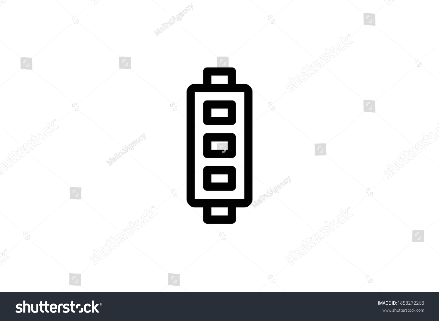 Electrician Element Icon Socket Box Stock Vector (Royalty Free ...
