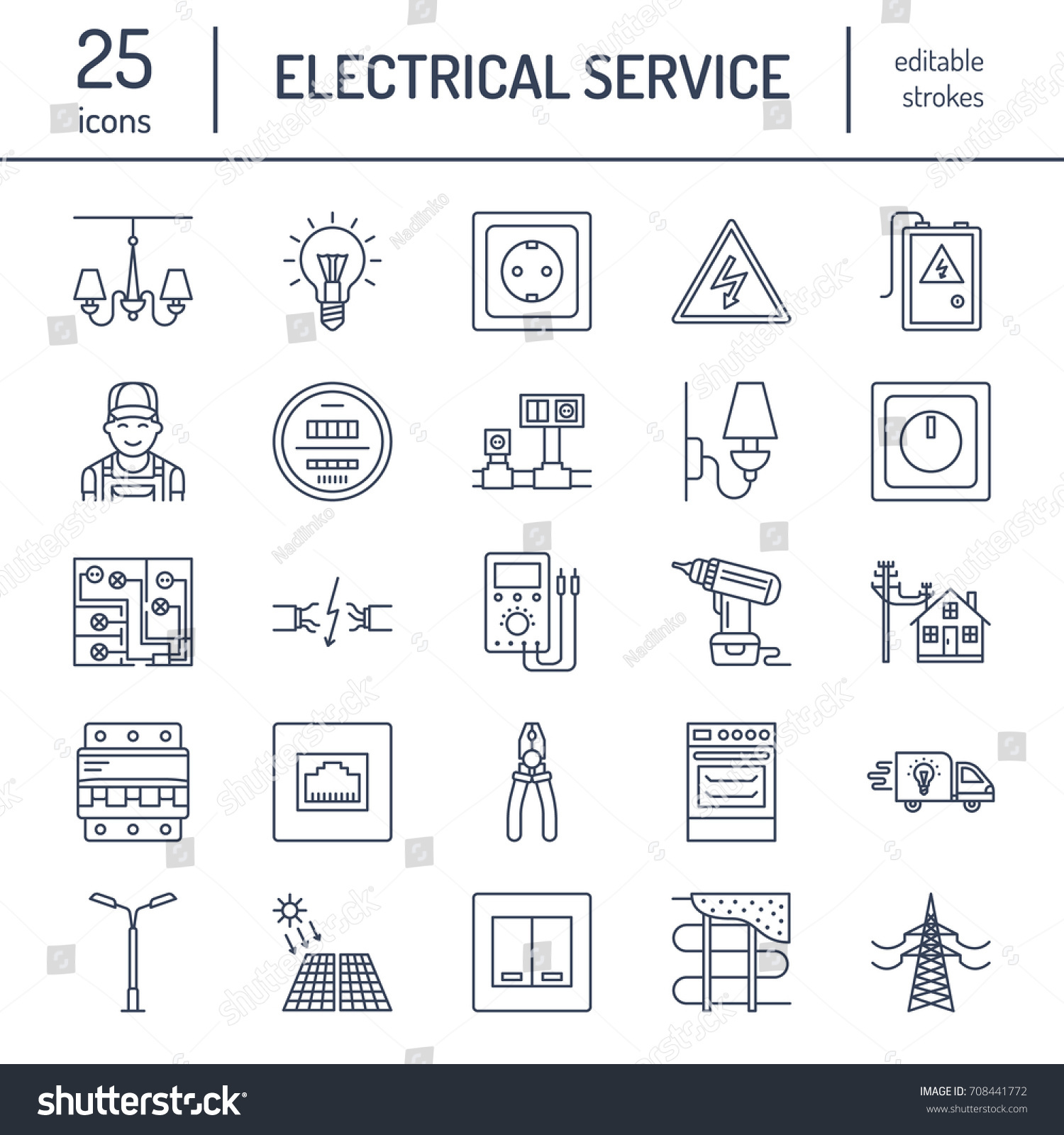 11,326 Electric installation icon Images, Stock Photos & Vectors ...