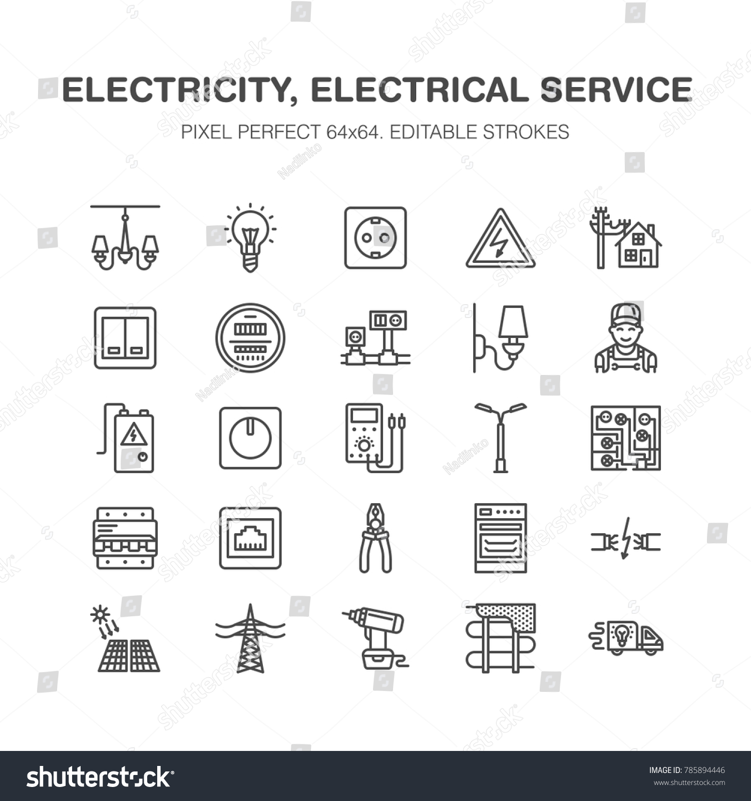 118,436 Electrical service icon Images, Stock Photos & Vectors ...
