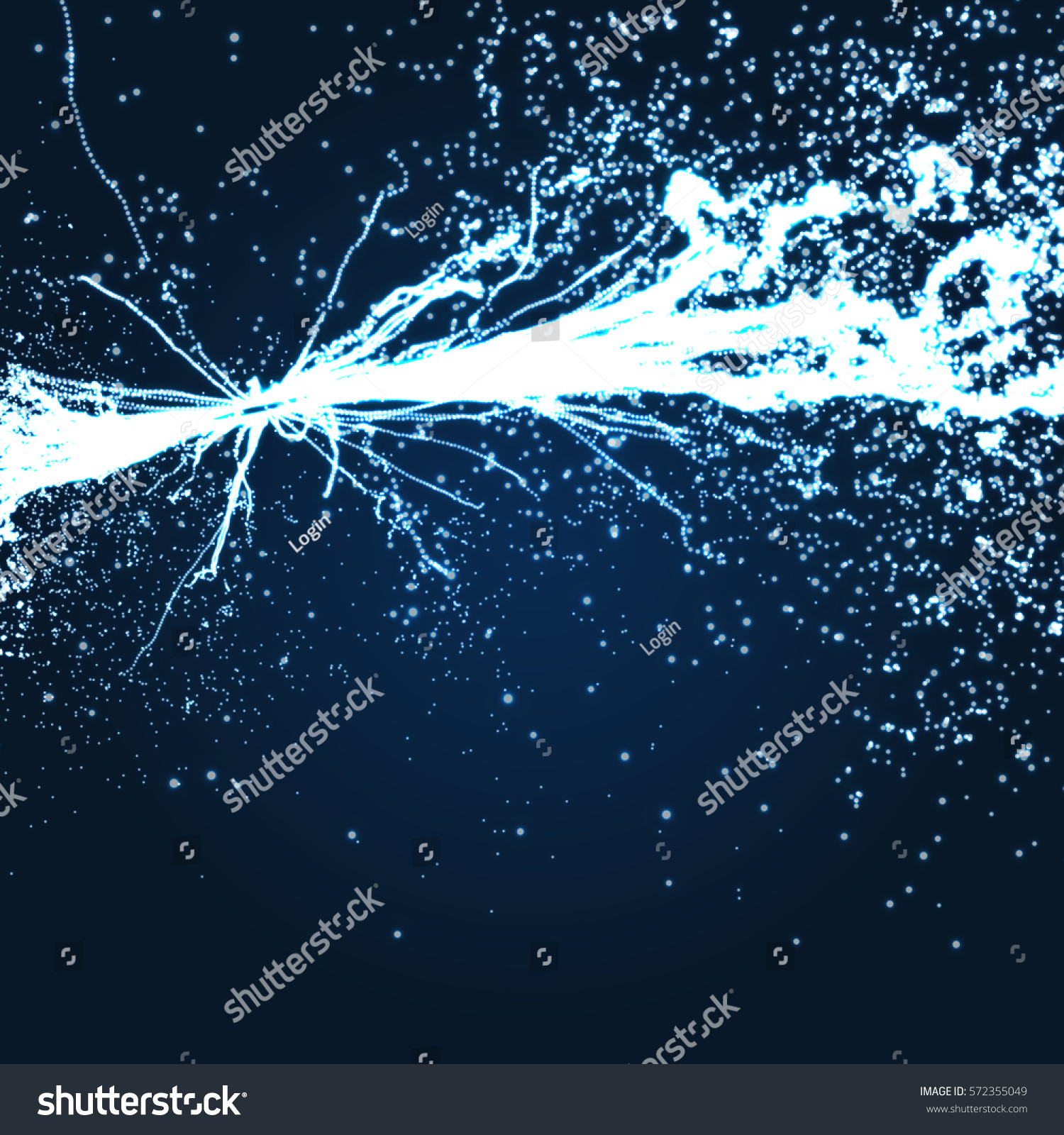 Electricity Lighting Effects Array Dynamic Particles: เวกเตอร์สต็อก ...