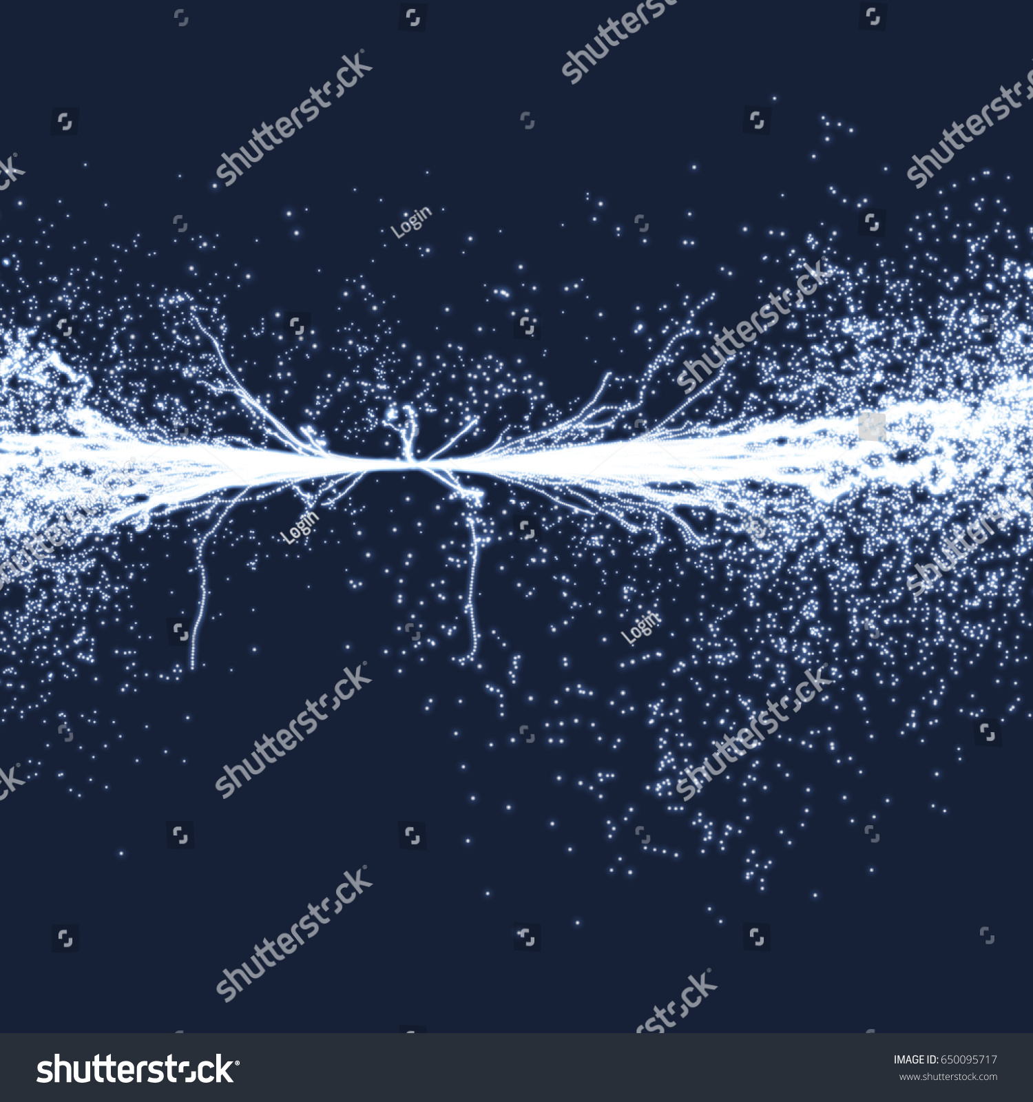 Electricity Lighting Effects Array Dynamic Particles: เวกเตอร์สต็อก ...