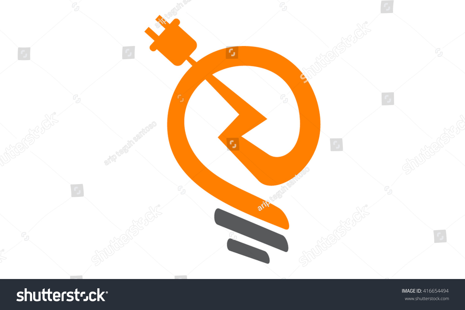 Electricity Logo Stock Vector (Royalty Free) 416654494 | Shutterstock