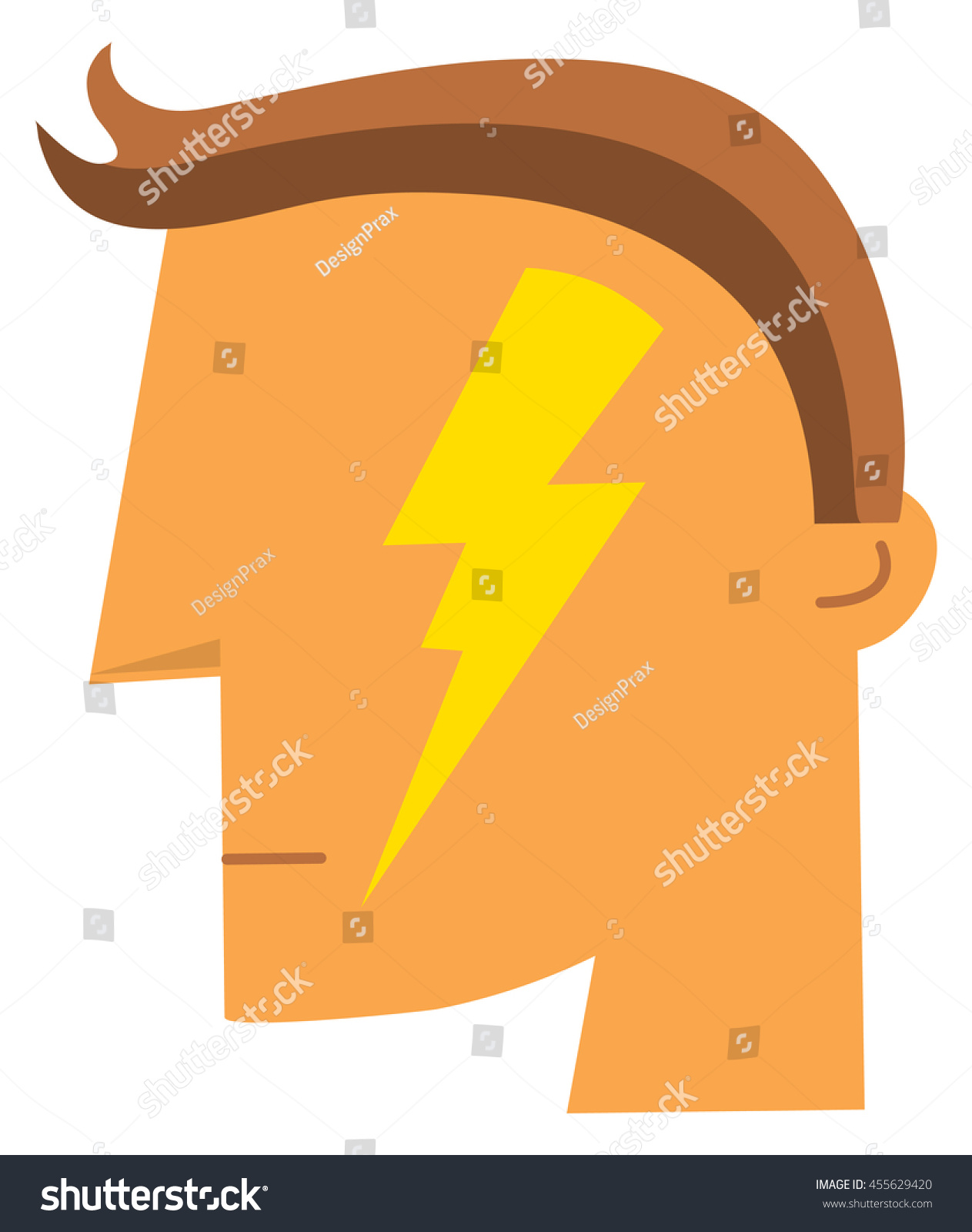 Electroconvulsive Therapy Ect Icon Stock Vector (Royalty Free) 455629420