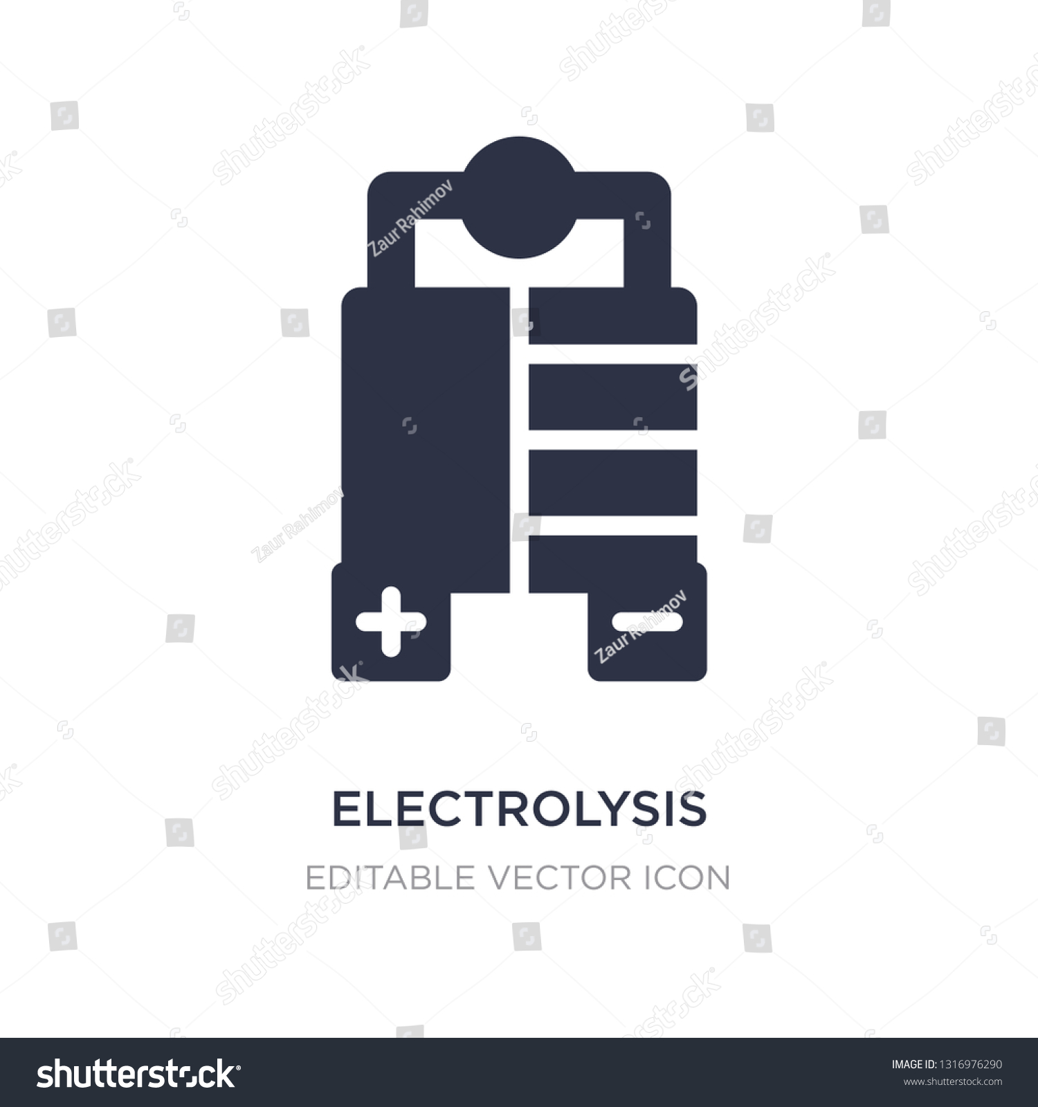 Electrolysis Icon On White Background Simple Stock Vector (Royalty Free ... Electrolysis Icon On White Background Simple Stock Vector (Royalty Free ...