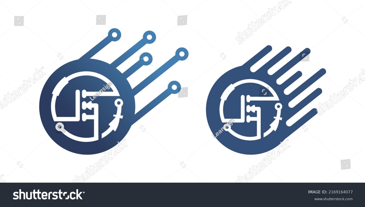 Electronic Logo Design Illustration Vector Eps Stock Vector (Royalty ...