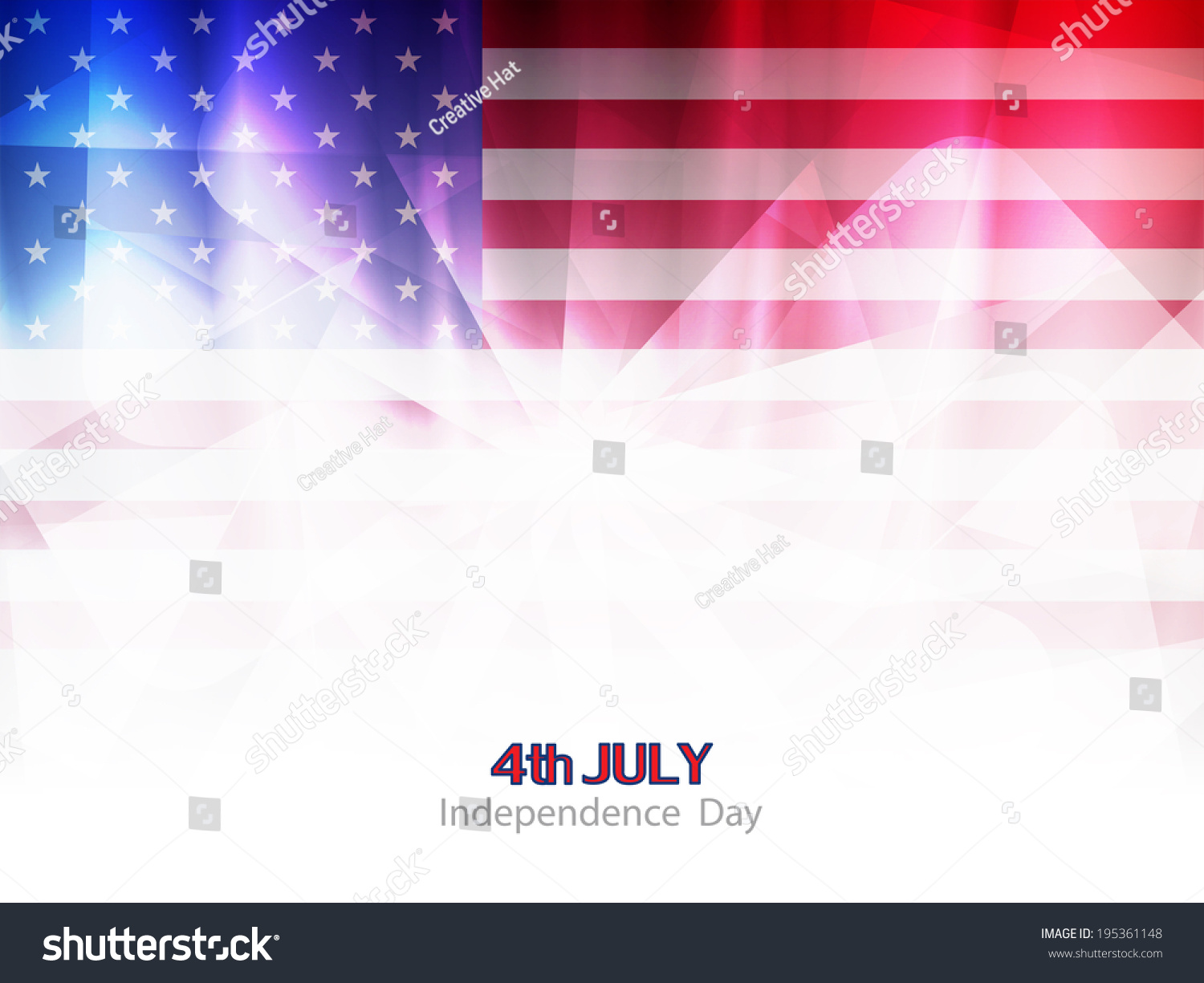 Elegant American Flag Theme Background Design: vector de stock (libre ...