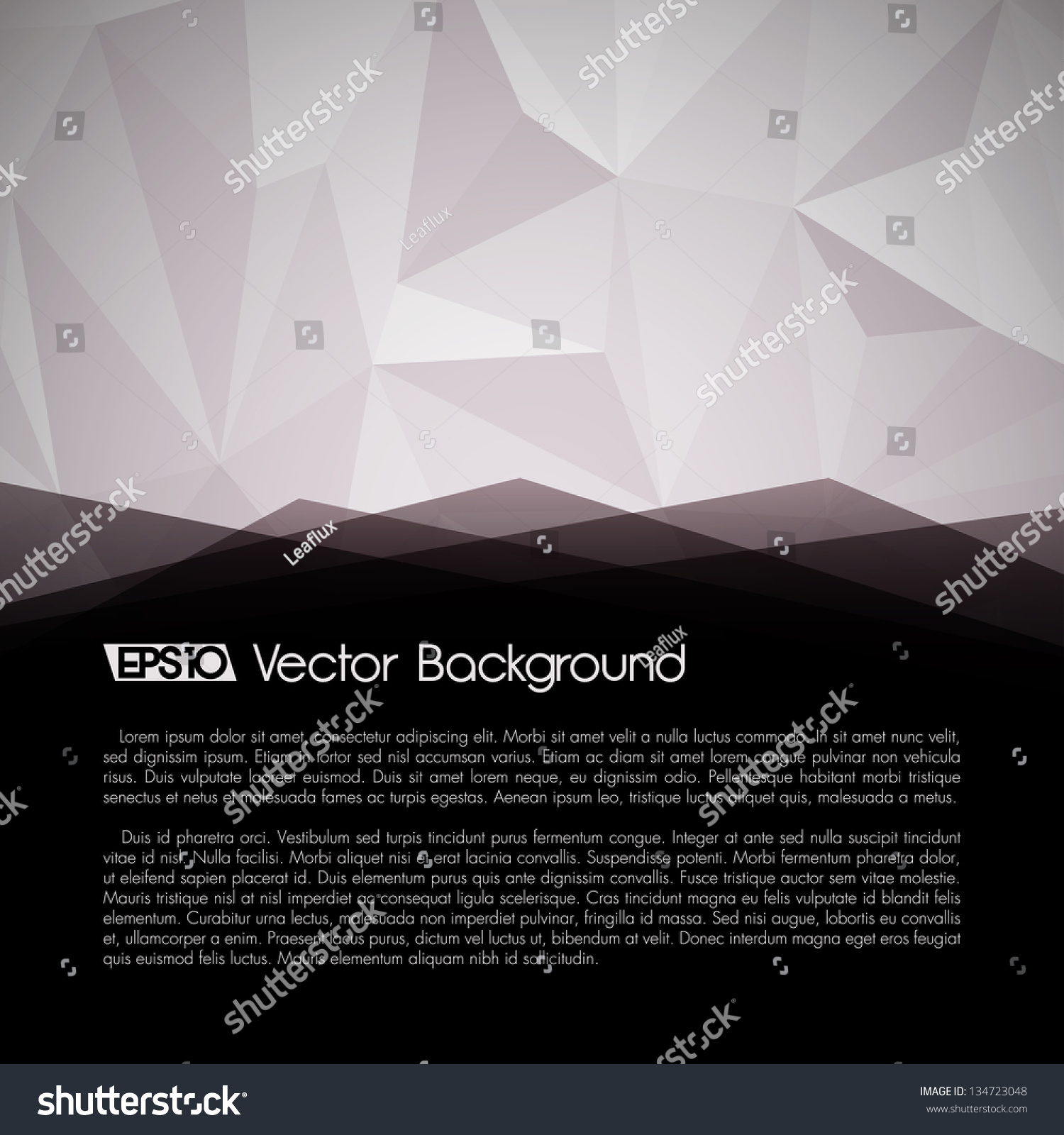 Elegant Design Layout Eps10 Vector Stock Vector (Royalty Free ...