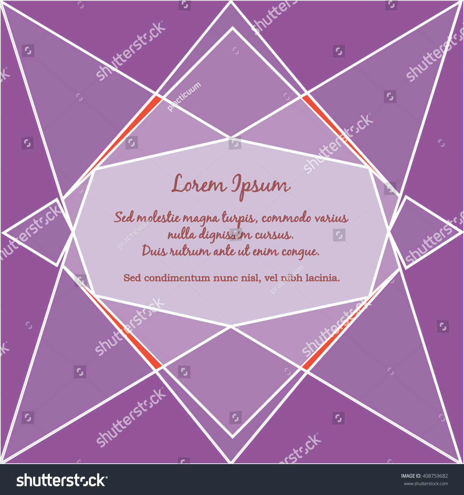 Elegant Diamond Banner Design Stock Vector (Royalty Free) 408759682