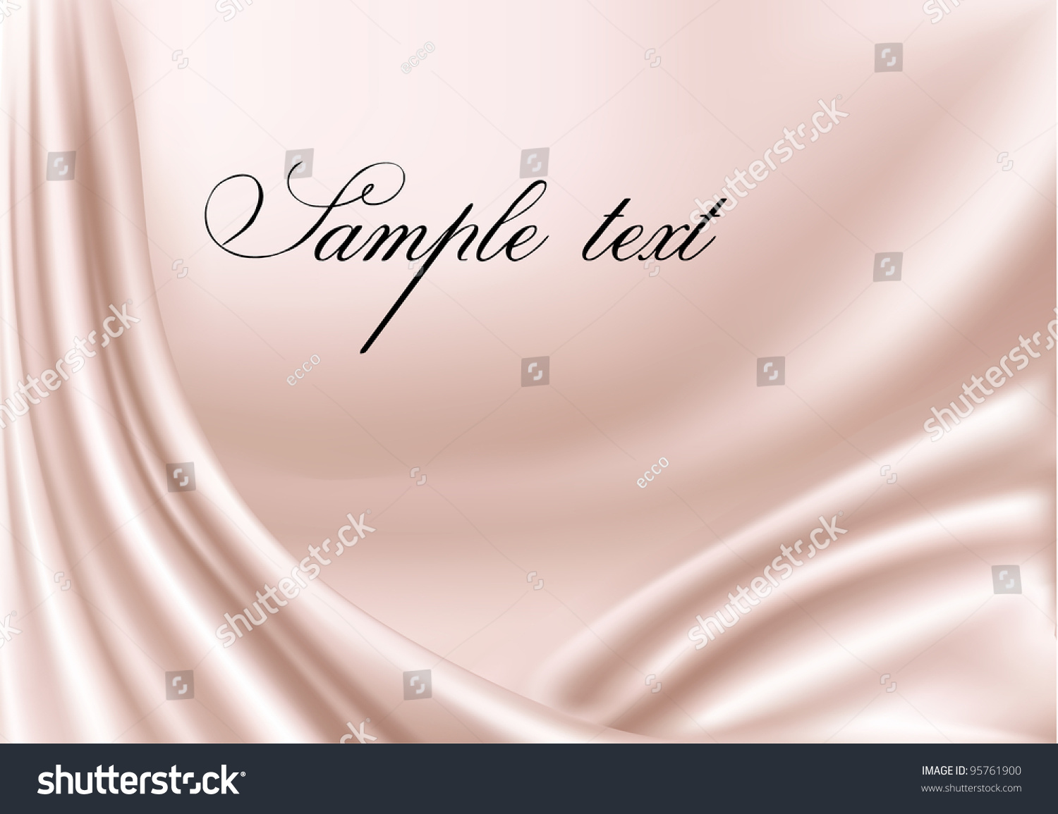 Elegant Pink Satin Texture Vector Illustration Stock Vector (Royalty ...