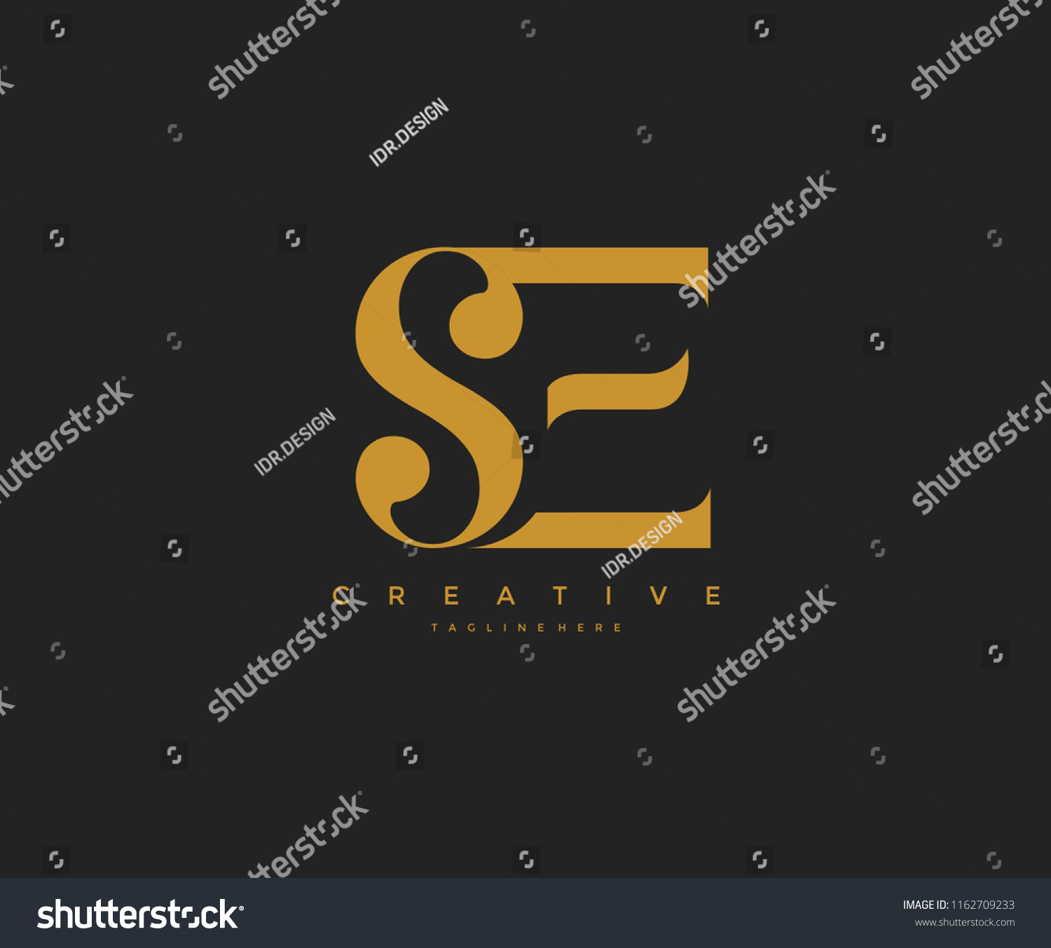 Elegant Se Letter Linked Monogram Logo Stock Vector (Royalty Free ...