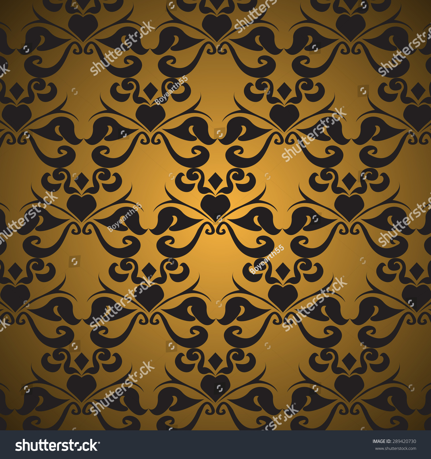 Elegant Wall Decor Vector Illustration Stock Vector (Royalty Free ...