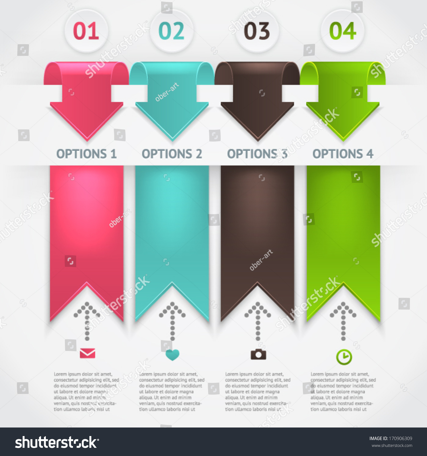 Elements Infographic Modern Vector Design Template Stock Vector ...
