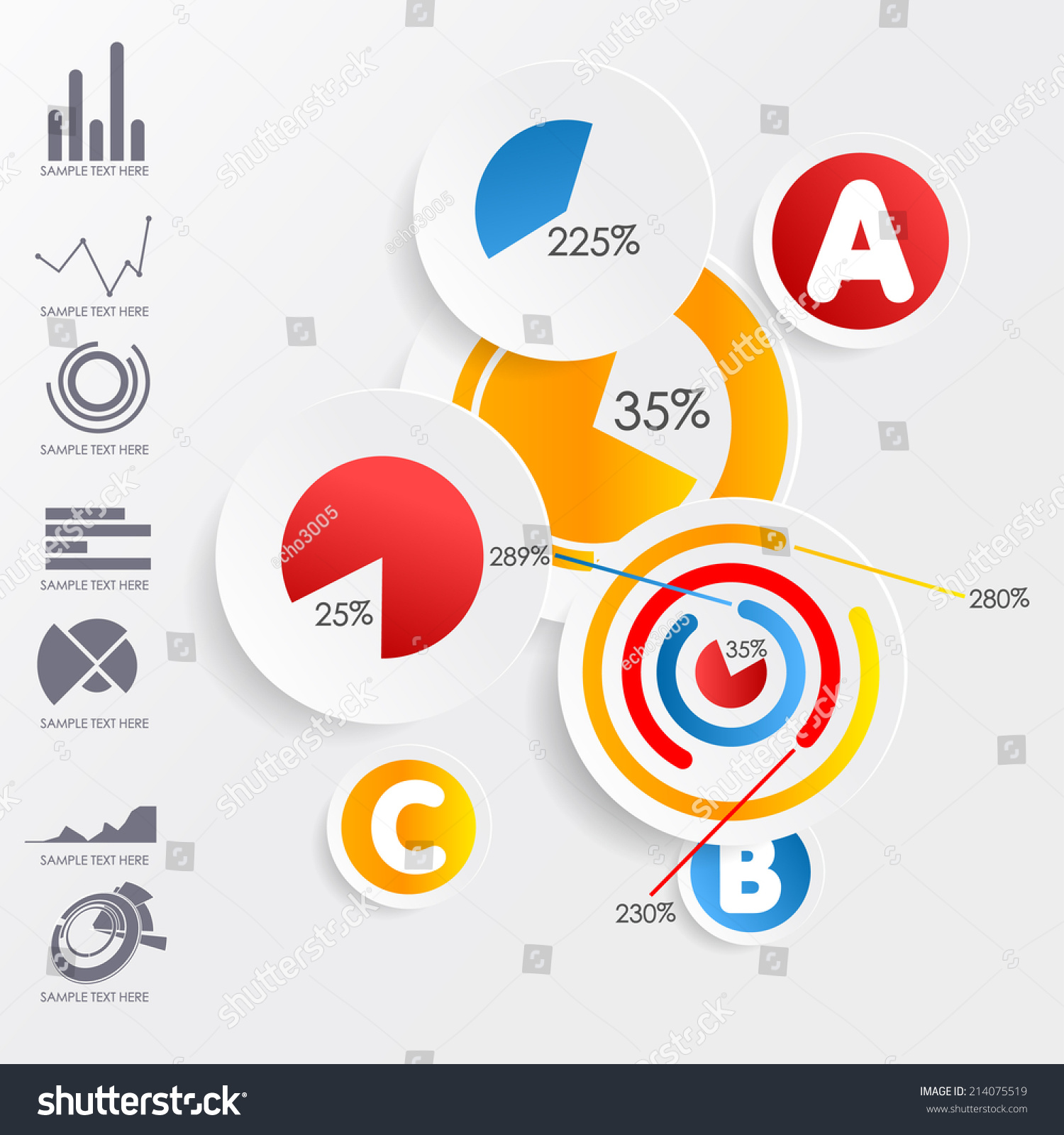 Elements Infographics Stock Vector (Royalty Free) 214075519