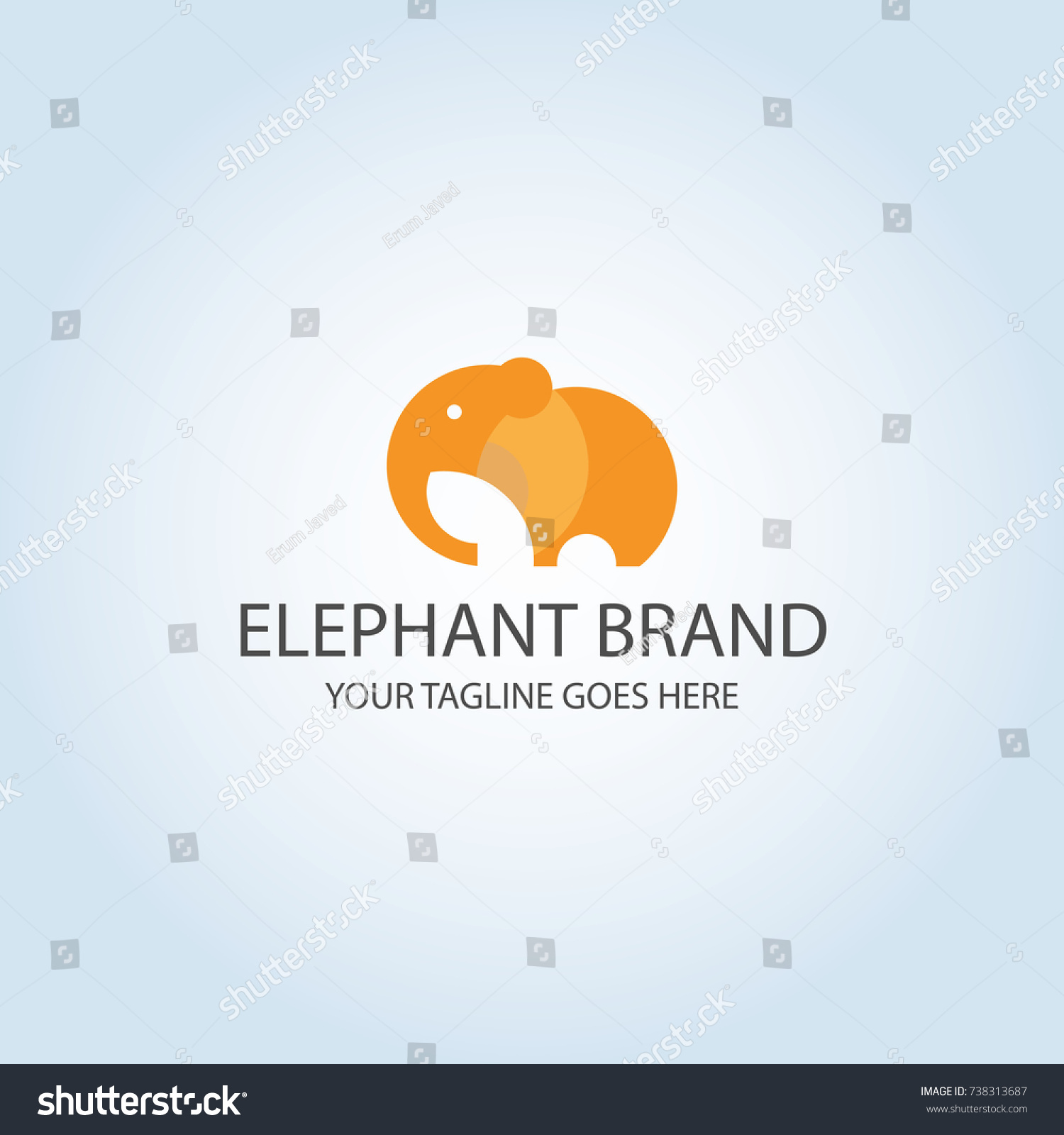 Elephant Business Logo Vector Logo Template Stock Vector (Royalty Free ...