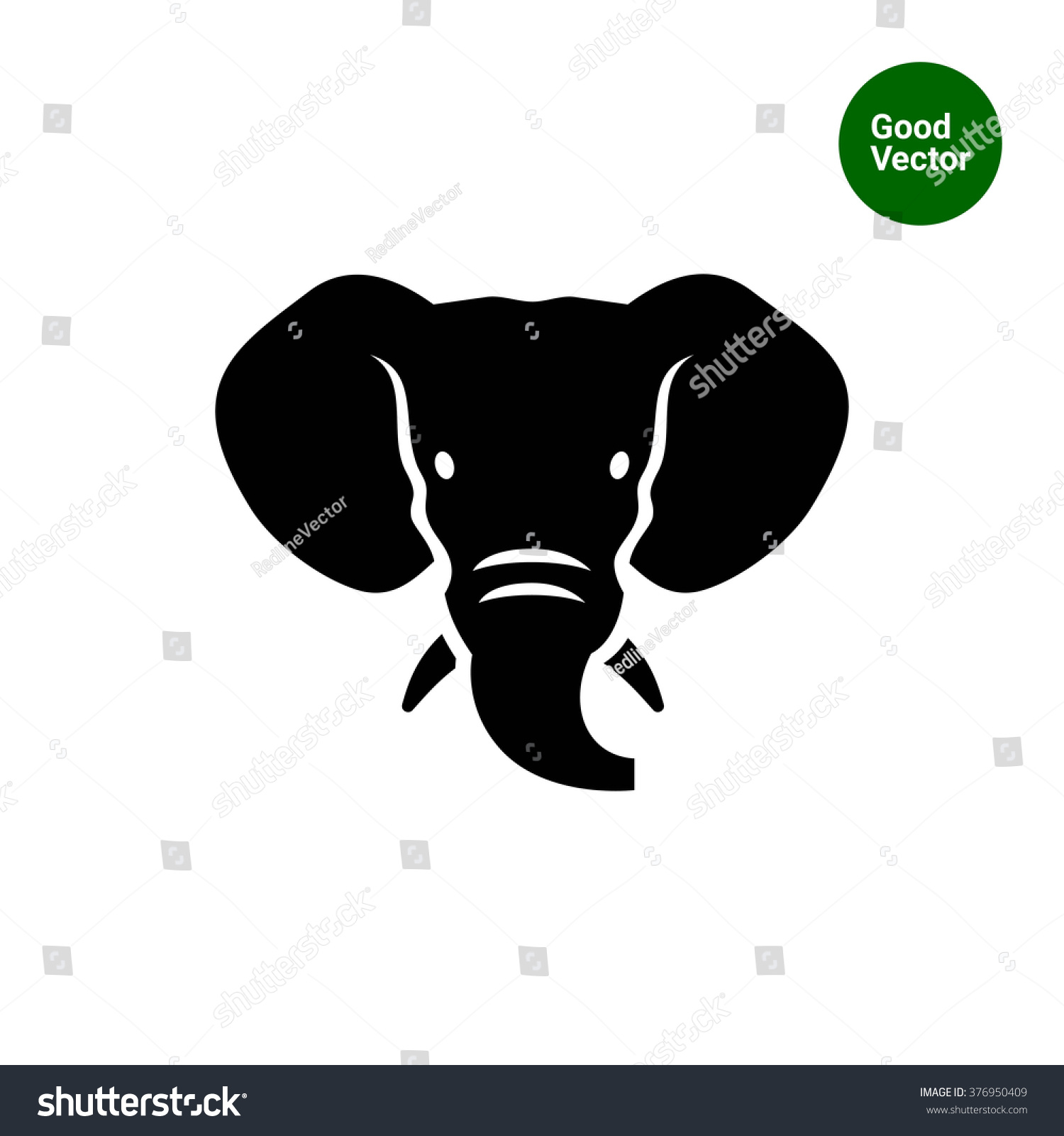 6,659 Simple elephant head Images, Stock Photos & Vectors | Shutterstock