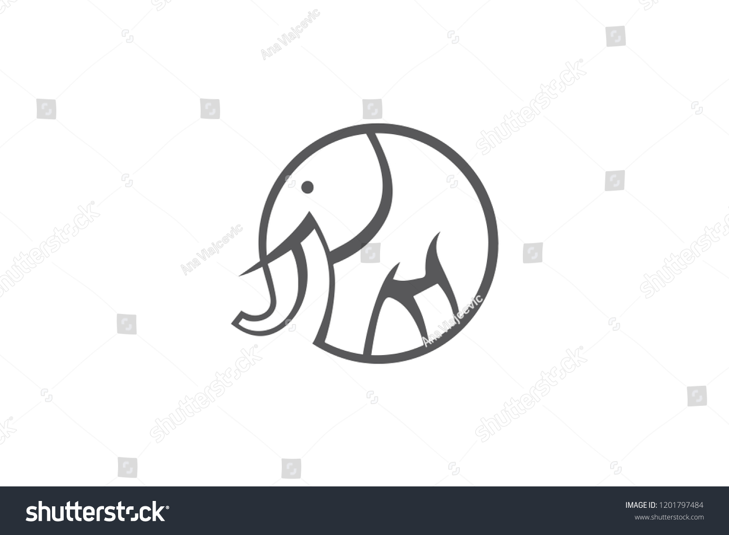 6,546 Elephant circle Images, Stock Photos & Vectors | Shutterstock